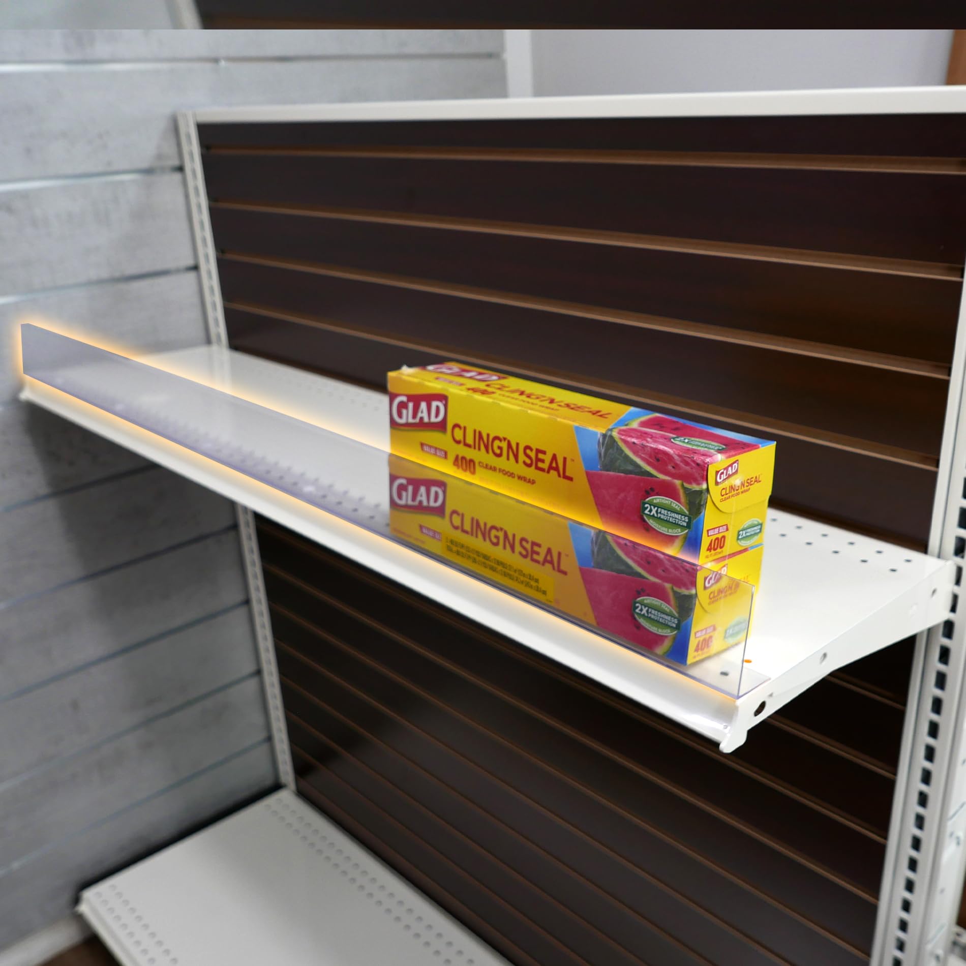 Retail Display Shelves Shelf Fence For Gondola Or Wood Shelves ...
