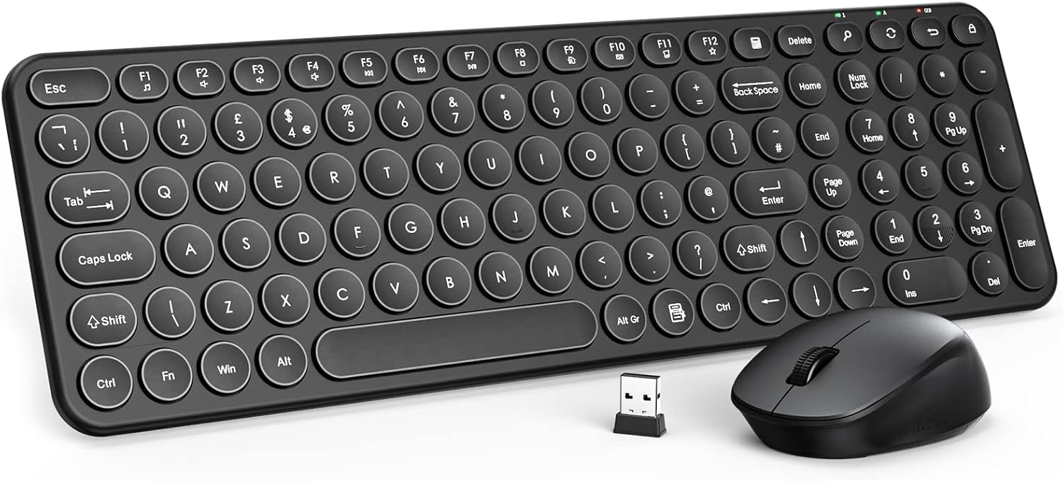 TedGem 2.4G Ergonomic Wireless Keyboard and Mouse Philippines | Ubuy