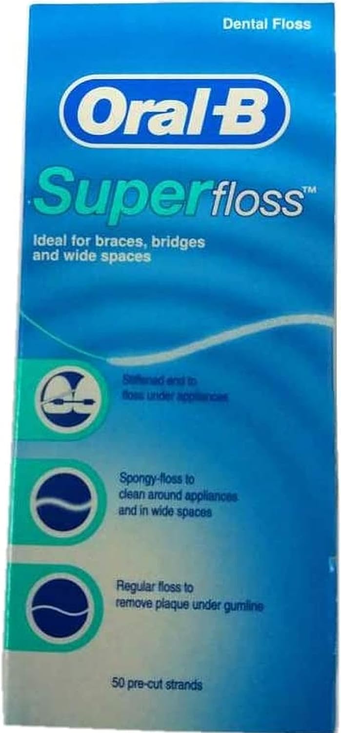 5x Oral-B Superfloss Dental Floss 50 Threads : Amazon.co.uk: Health ...