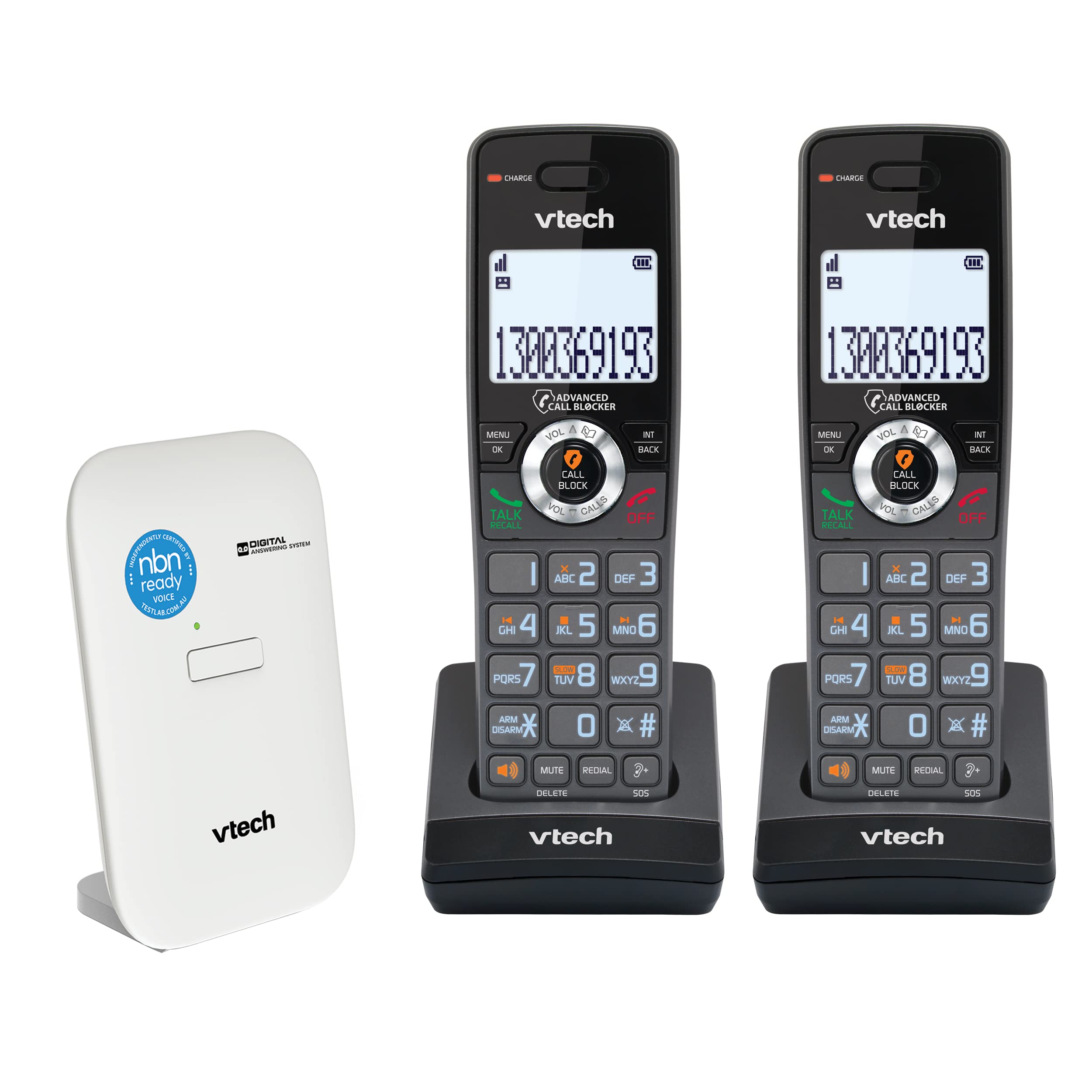 VTech Executive Cordless Bundle - NBN Ready Phone System - 2 handsets ...