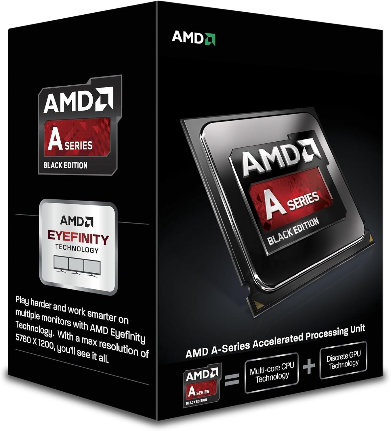 AMD APU A6 6400K Black Edition Dual Core Processore : Amazon.it ...