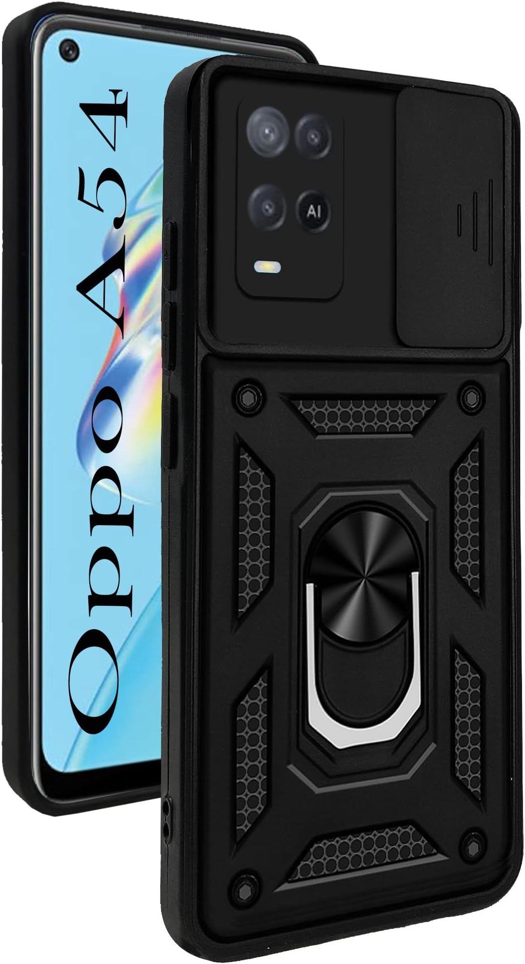 Jkobi Back Cover Case for Oppo A54 (Hybrid Dual Armor Polycarbonate ...