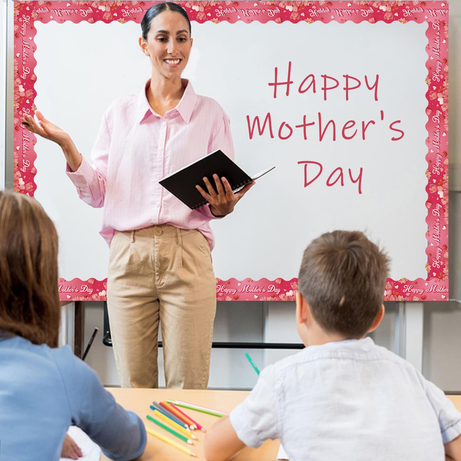 Snapklik.com : 32.8 Feet Mothers Day Bulletin Board Border, Happy ...