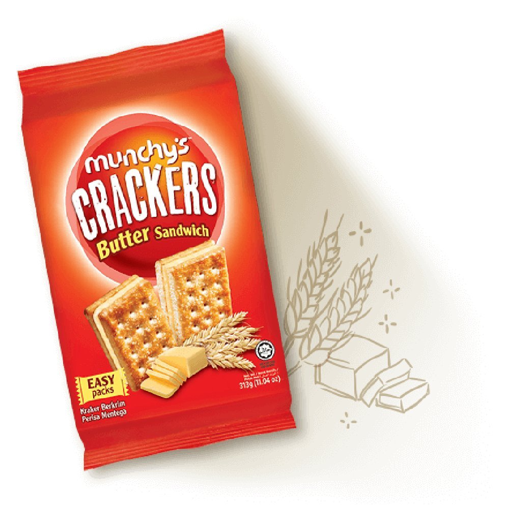 Amazon.com: Munchy's Sandwich Cracker 7 Convenient Packs 300g/313g ...