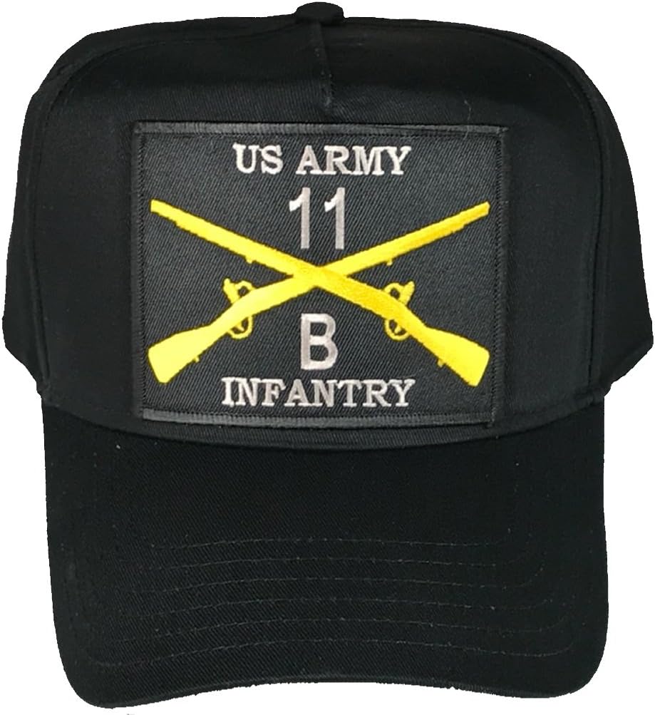Amazon.com: US Army 11B MOS Infantry HAT - Black - Veteran Owned ...