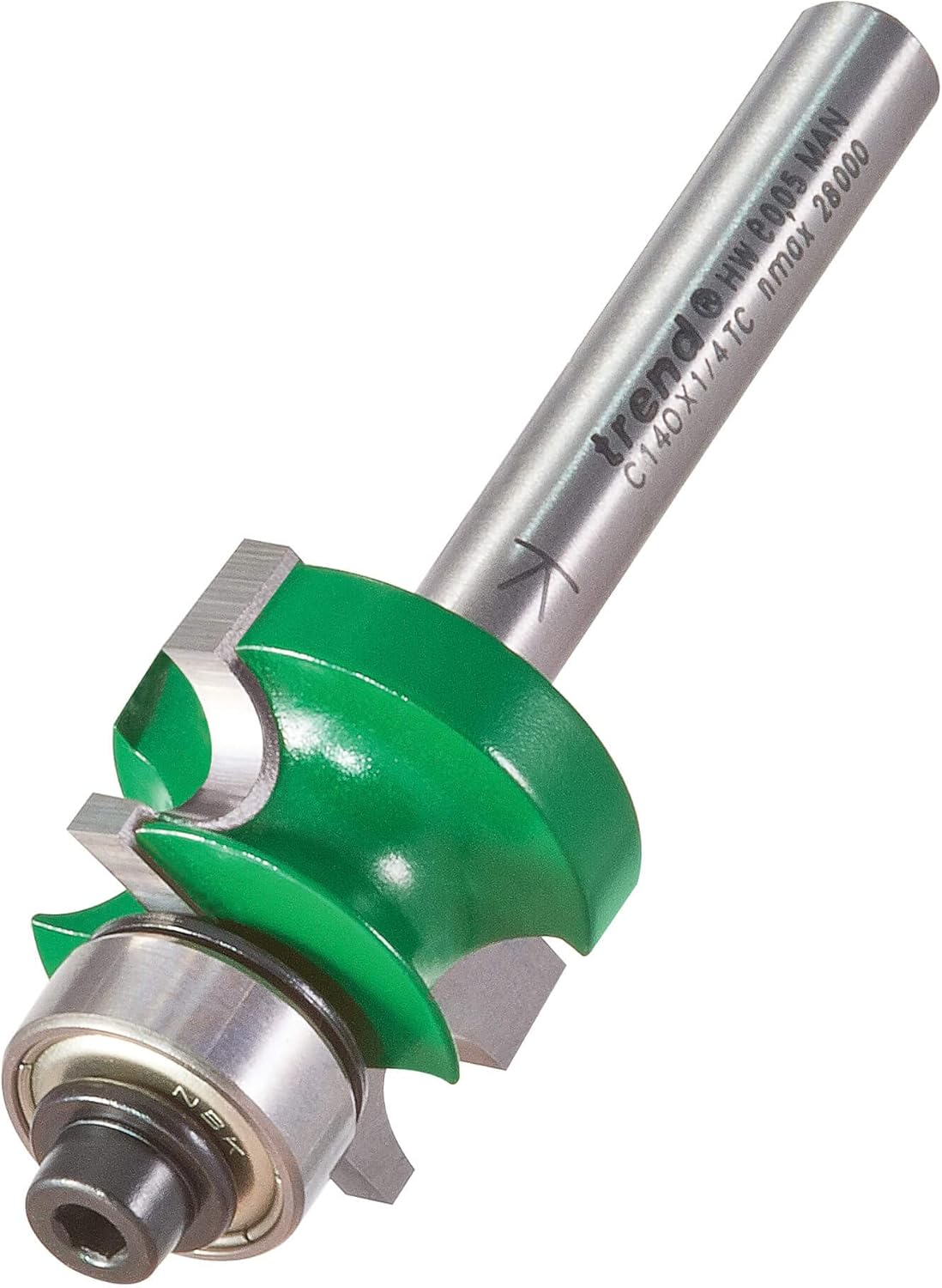 Trend CraftPro Corner Bead Router Cutter, 1/4 Inch Shank, 22.3mm Cut ...