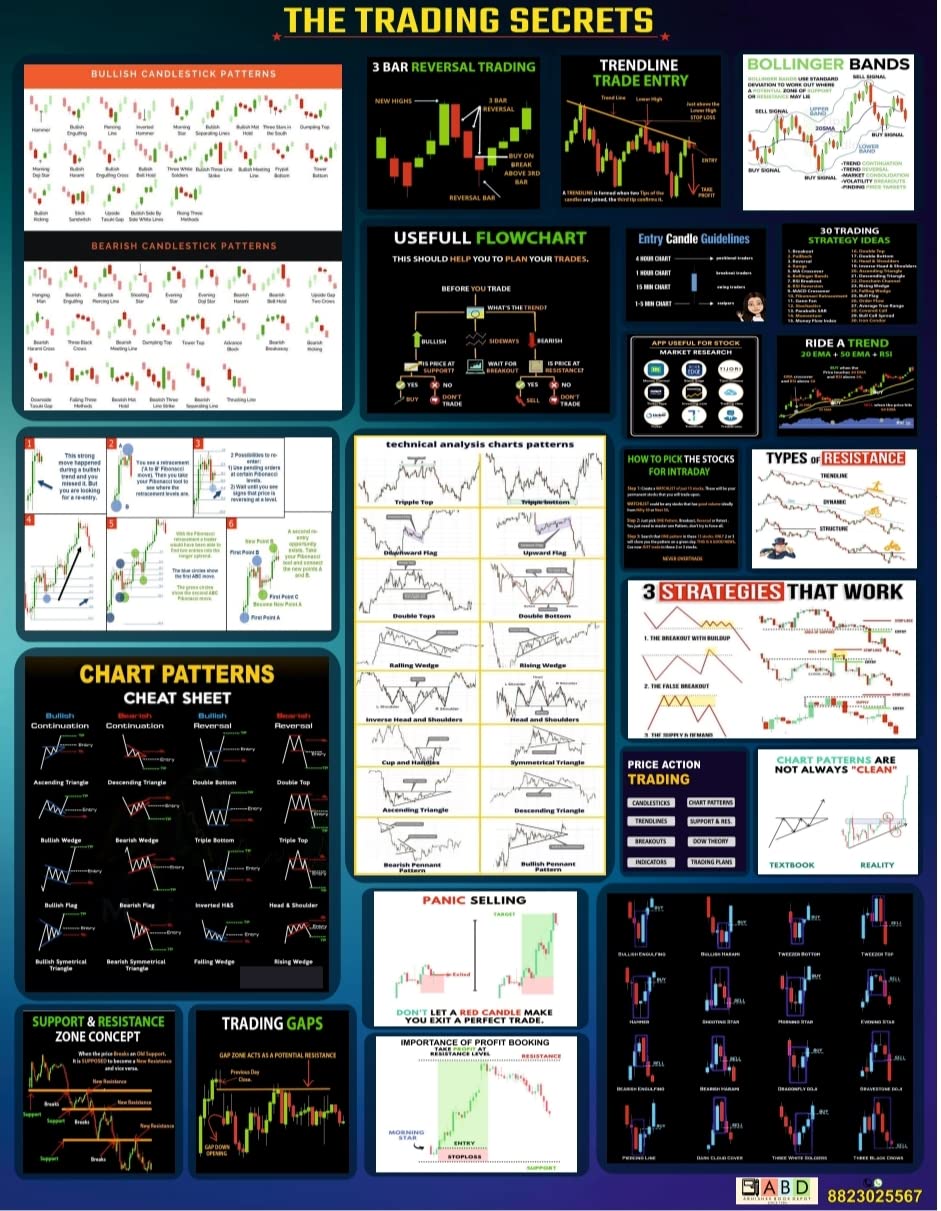 Buy Trading Secrets | Trading Chart For trader wall chart Book Online ...