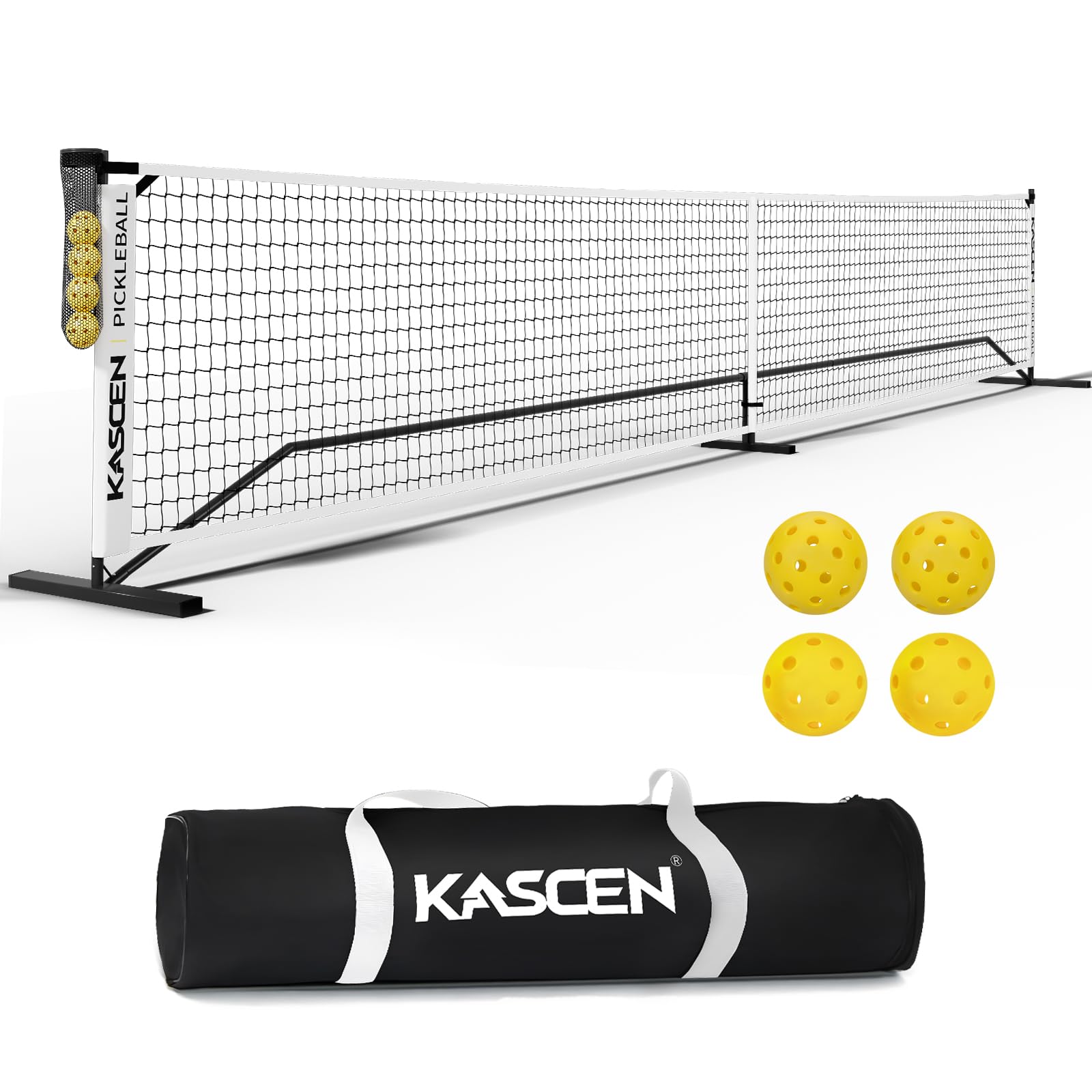 Snapklik.com : Kascen Pickleball Net - 22 FT Regulation Size Portable ...
