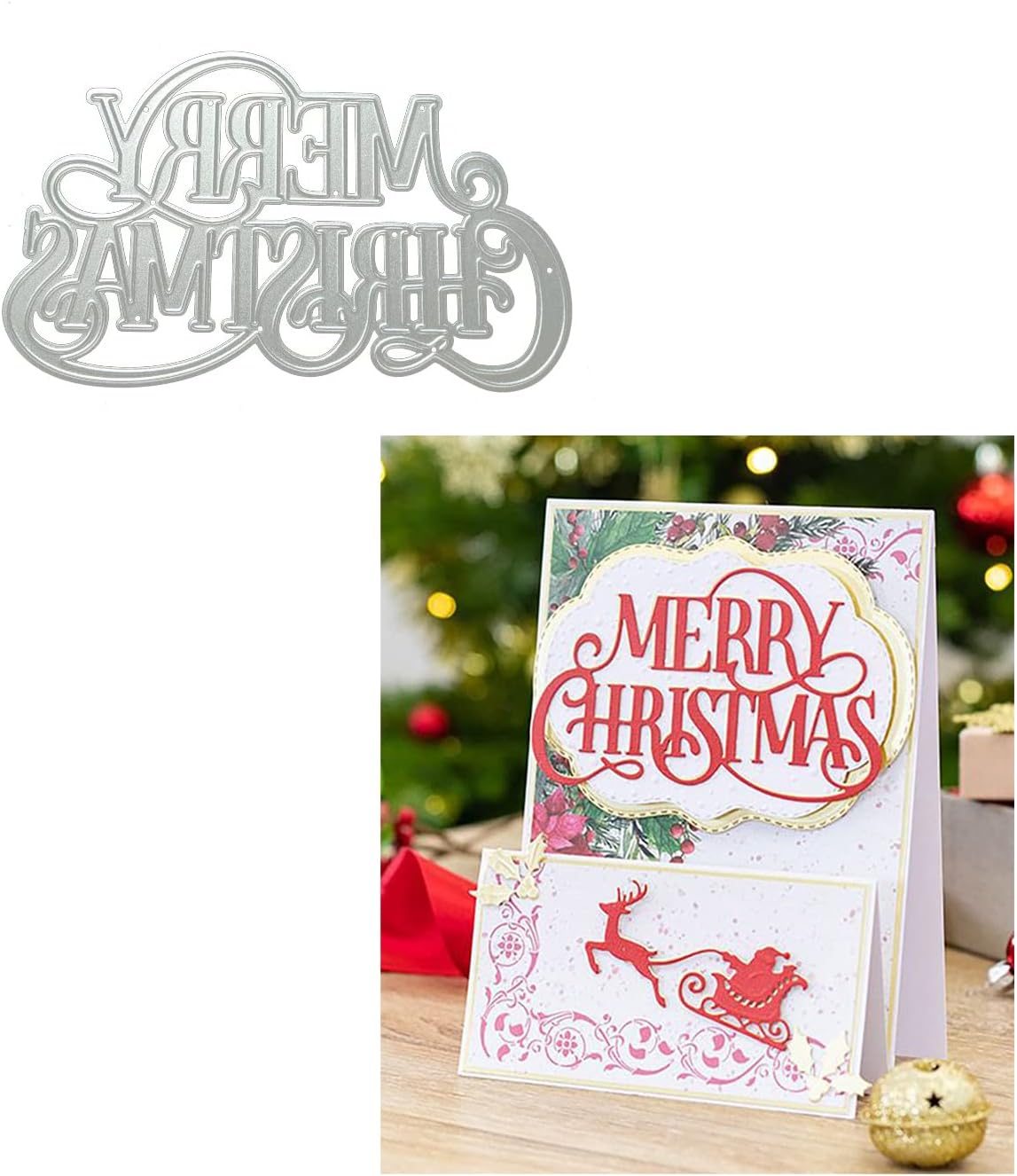 Amazon.com: Stitched Flowers Frame Metal Die Cuts Cutting Dies ...