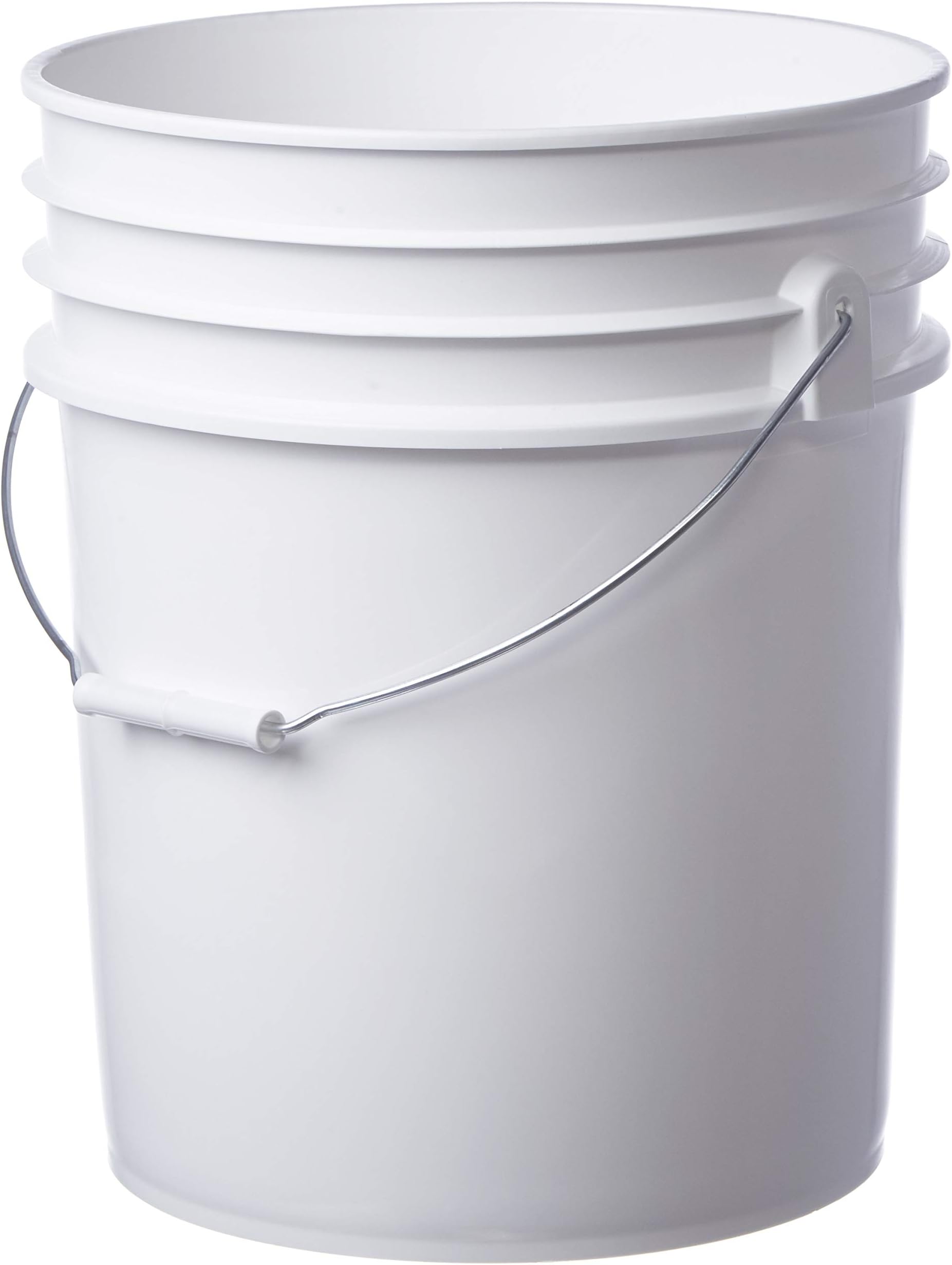 Amazon.com: Heavy Duty 6 Gallon Bucket (90 mil) 12" Diameter, 17.5 ...