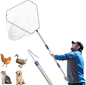 Amazon.com : Chicken Catching Net ,Chicken Catcher Leg Hook ...