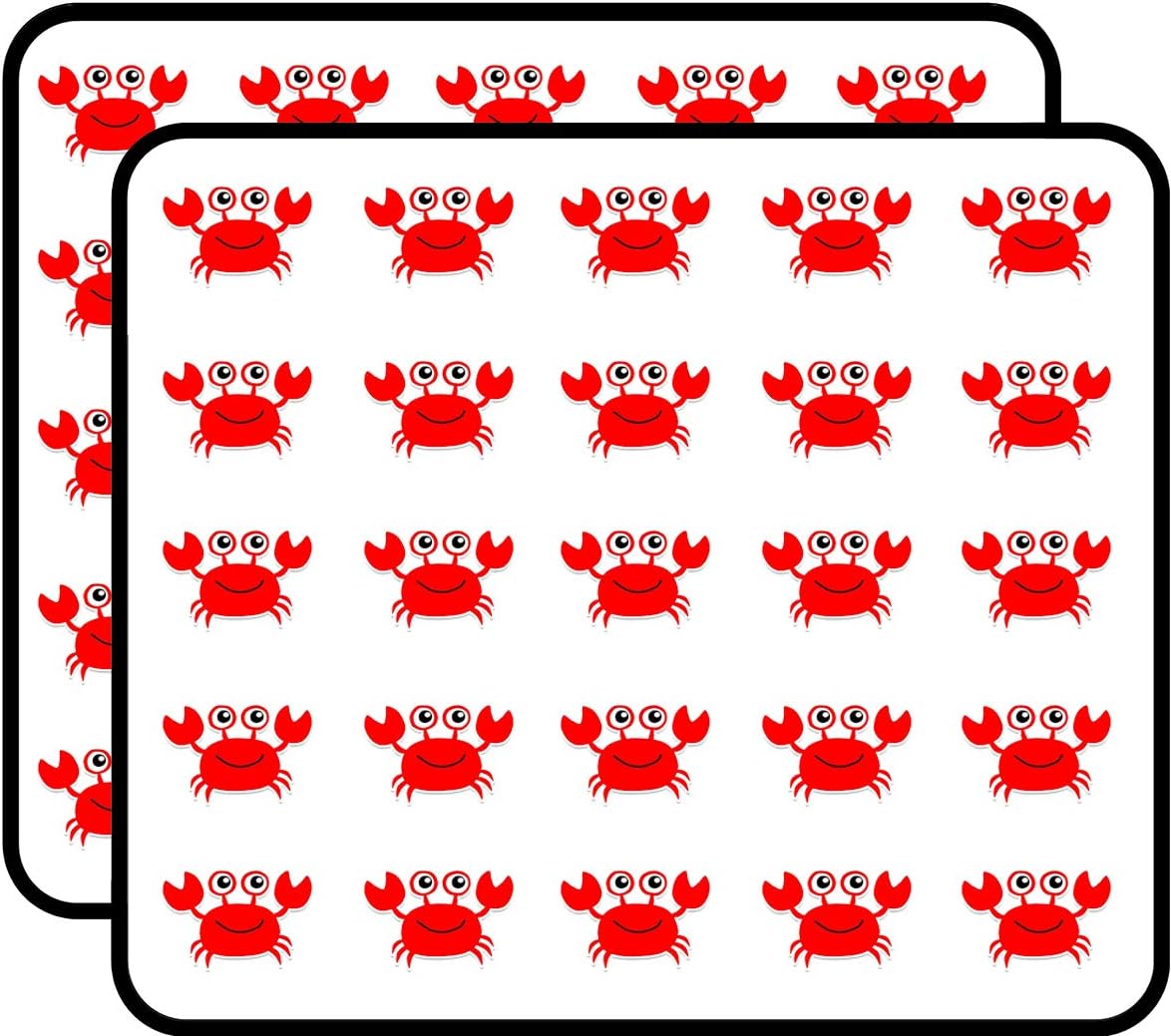 Amazon.com: Happy Red Crab Sticker for Scrapbooking, Calendars, Arts ...