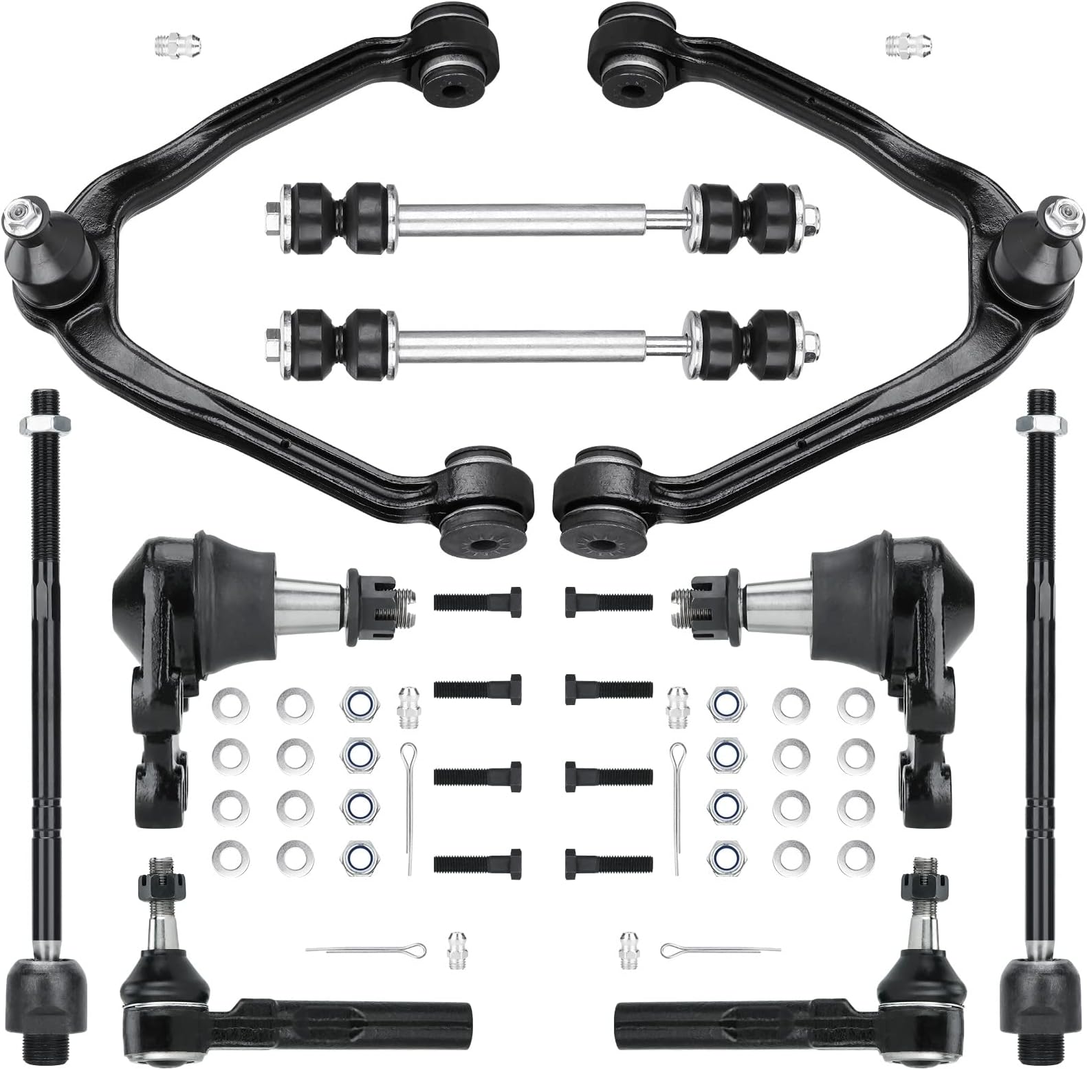 Amazon.com: Front Upper Control Arms with Lower Ball Joint Left and ...