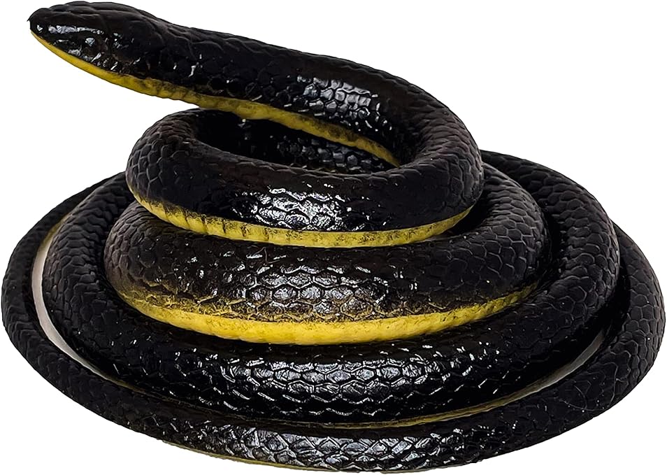 Amazon.com: FunFamz The Original Realistic Rubber Snake Toy - Large ...