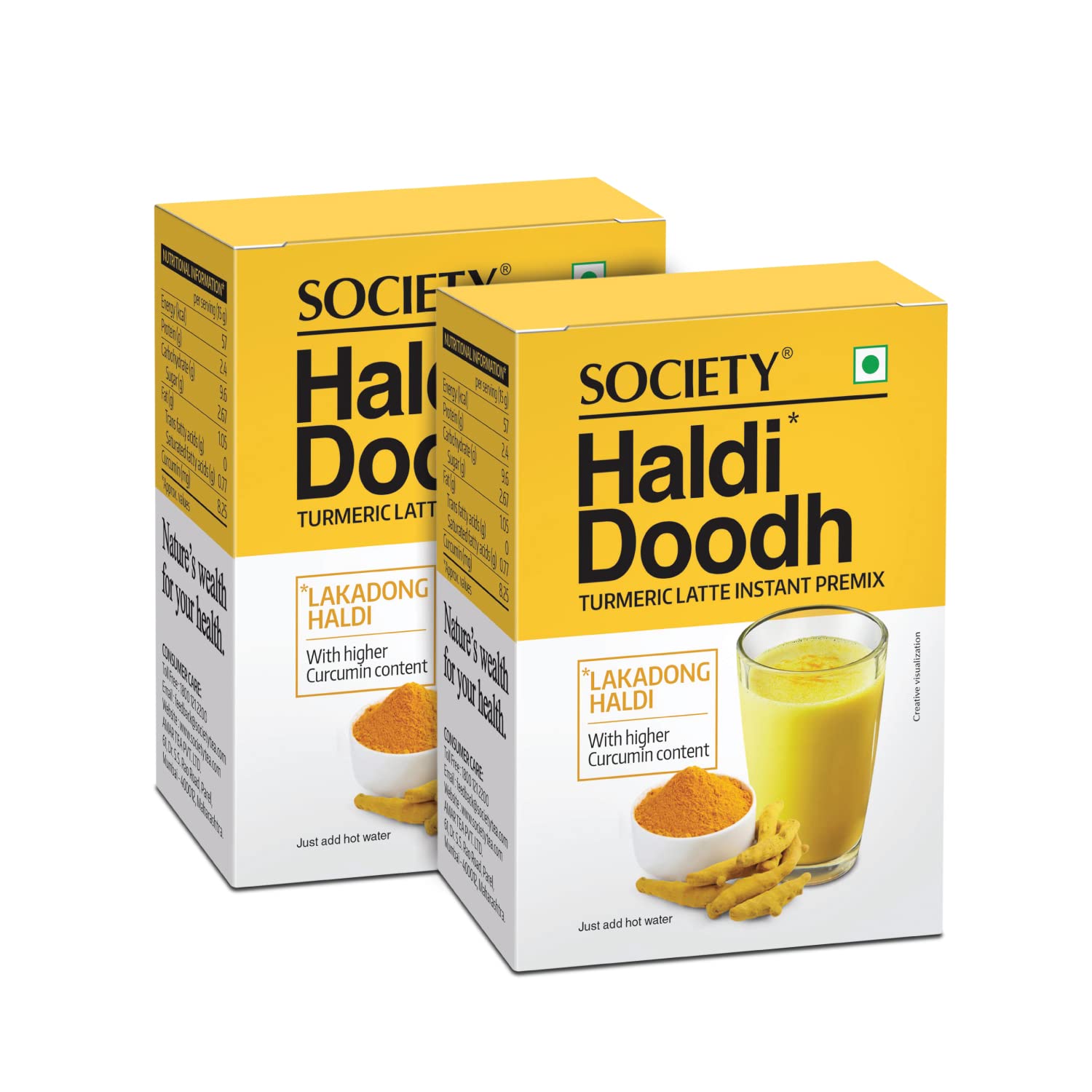 Society Tea Haldi Doodh | Turmeric Milk | Made with Lakadong Turmeric ...