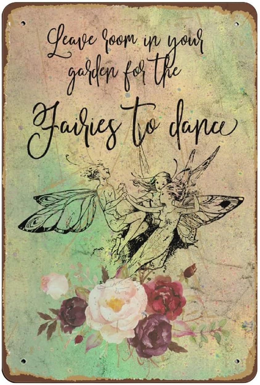 Amazon.com: Leave Room in Your Garden for The Fairies to Dance Art ...
