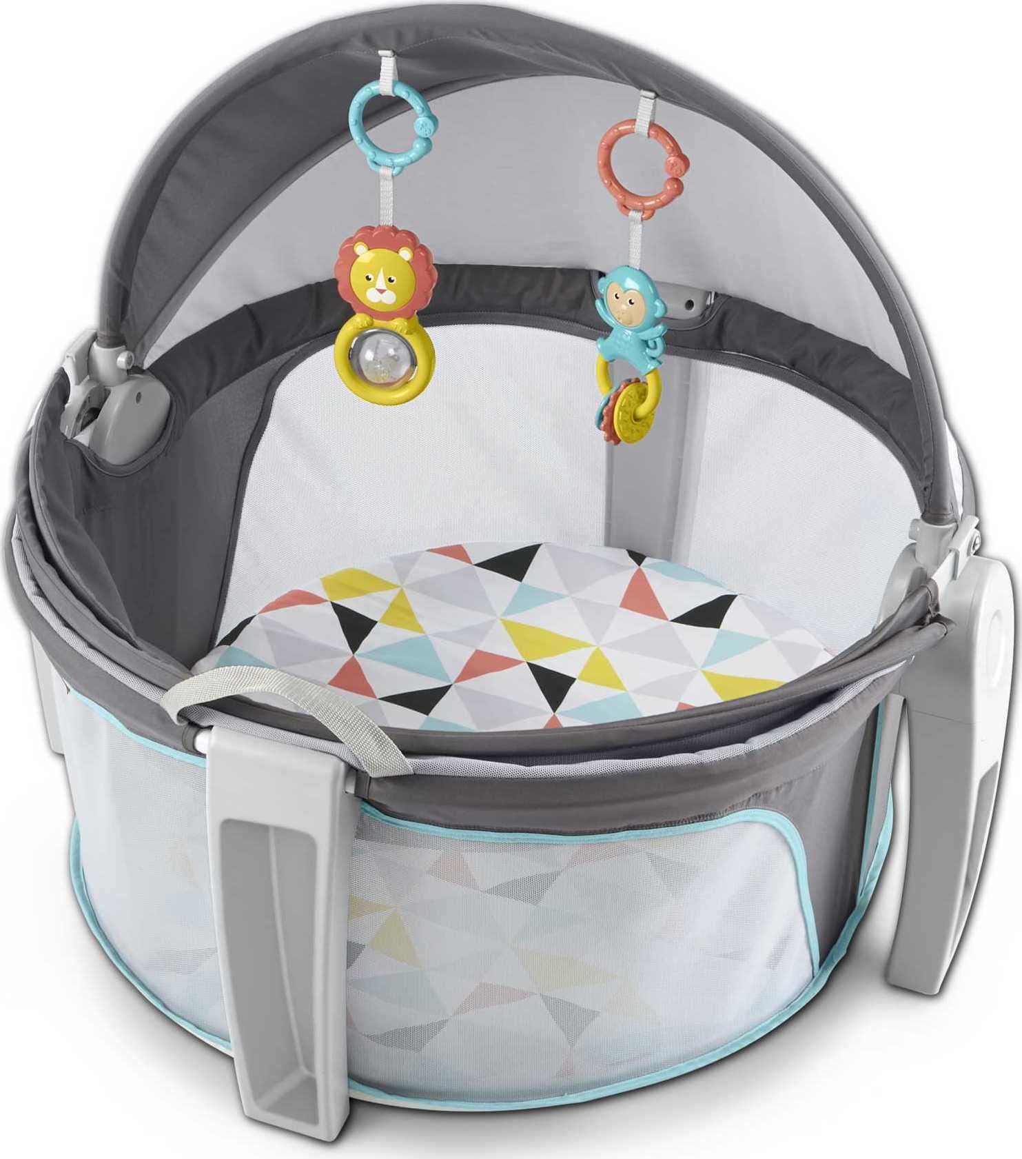 Amazon.com: Delta Children EZ Fold Ultra Compact Travel Bedside ...