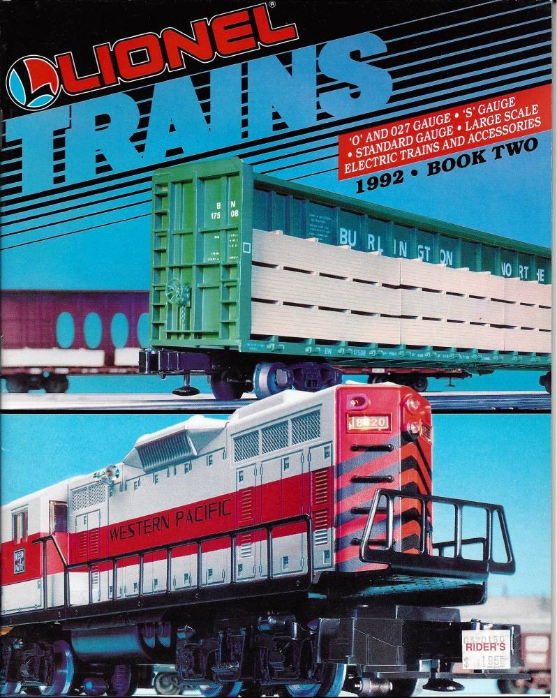 Lionel Trains 1992 Catalog - Book Two: Amazon.com: Books