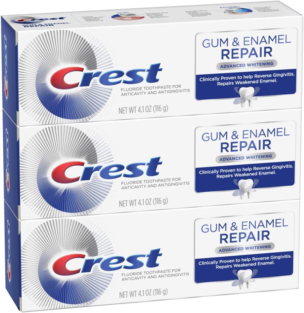 Amazon.com : Crest Pro Health Gum Restore Advanced Whitening Toothpaste ...