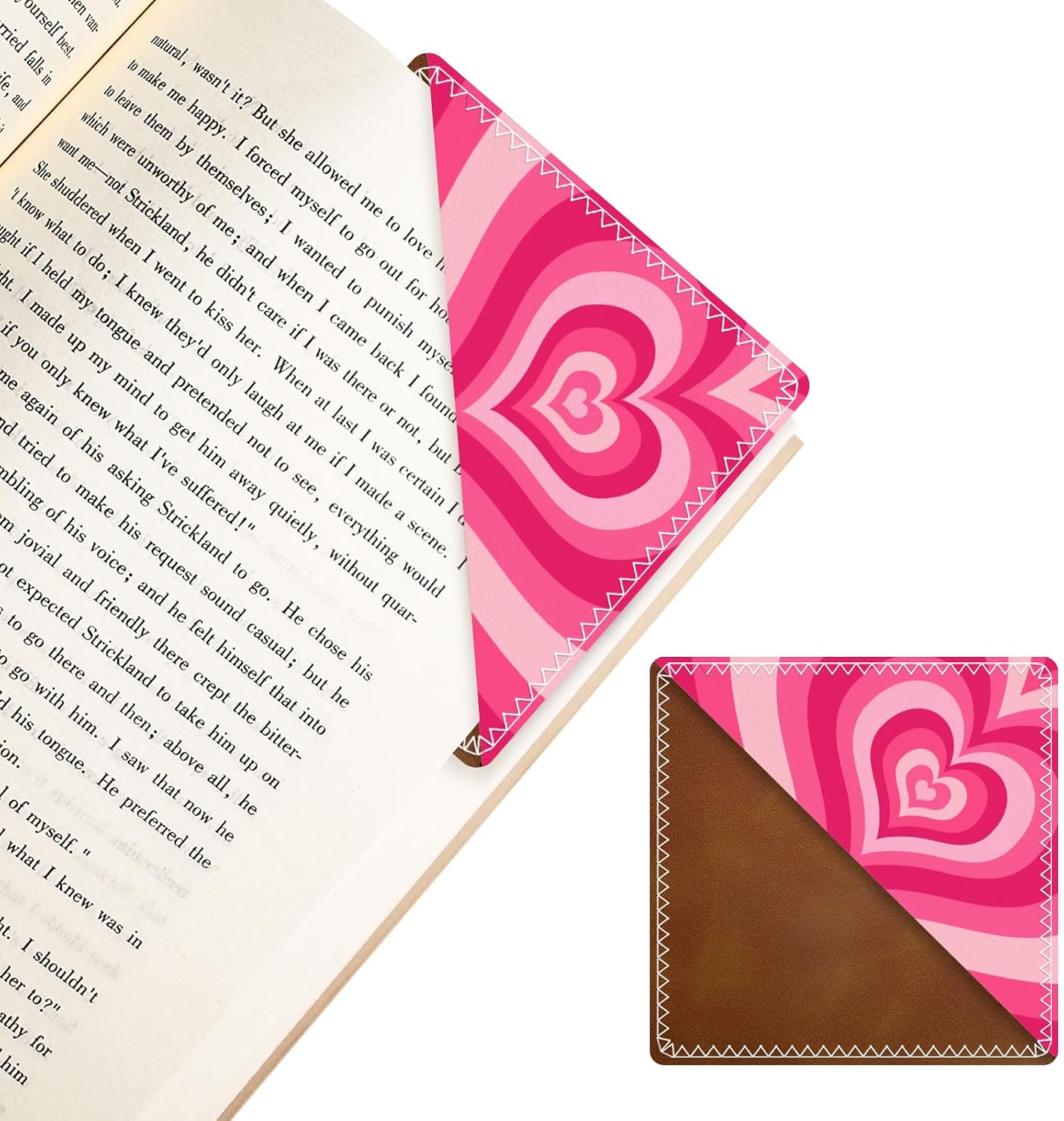 Amazon.com: Personalized Leather Bookmarks, Fun & Cute Book Accessories ...