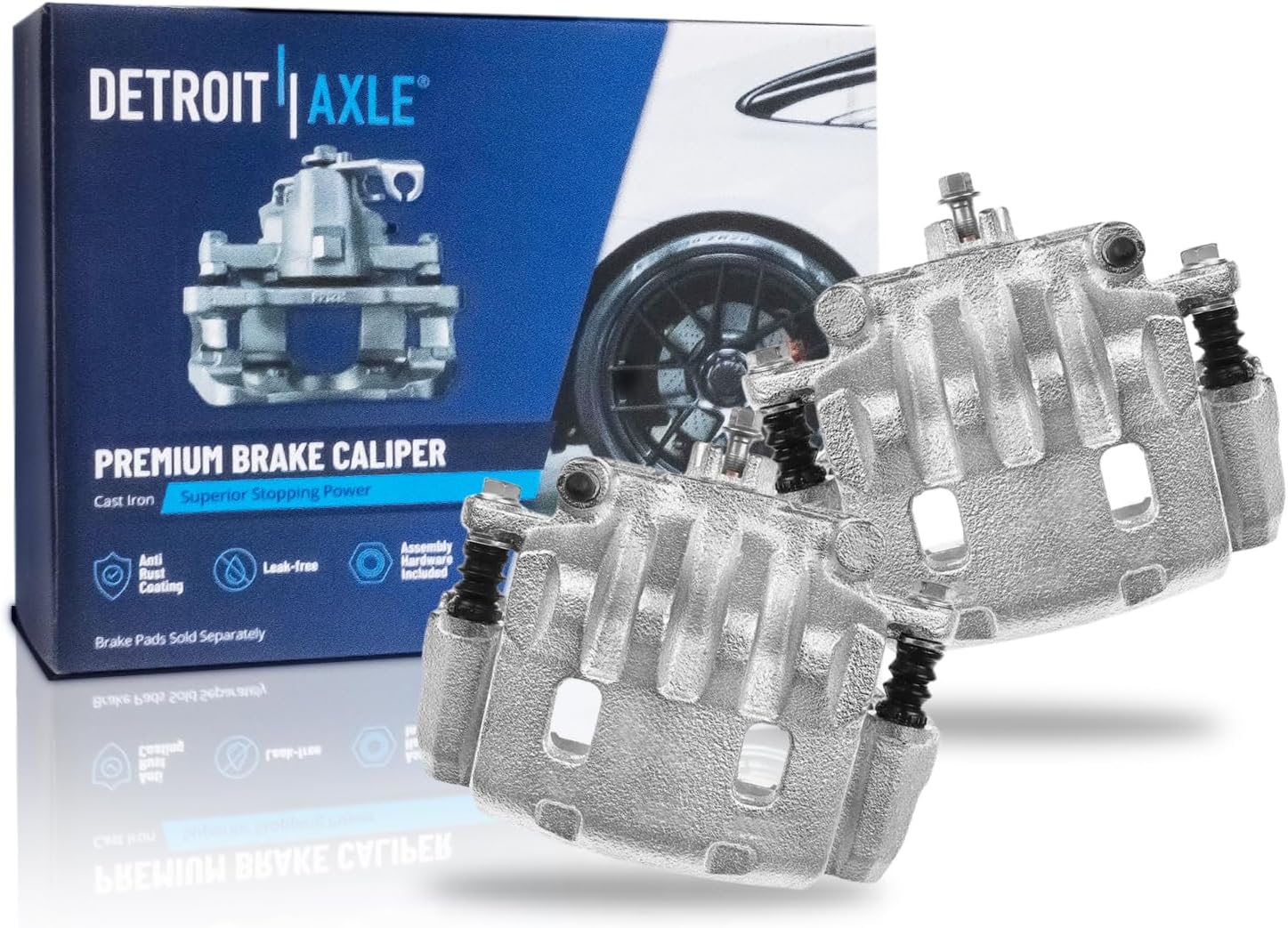 Amazon.com: Detroit Axle - 2pc Front Brake Calipers for Subaru Outback ...