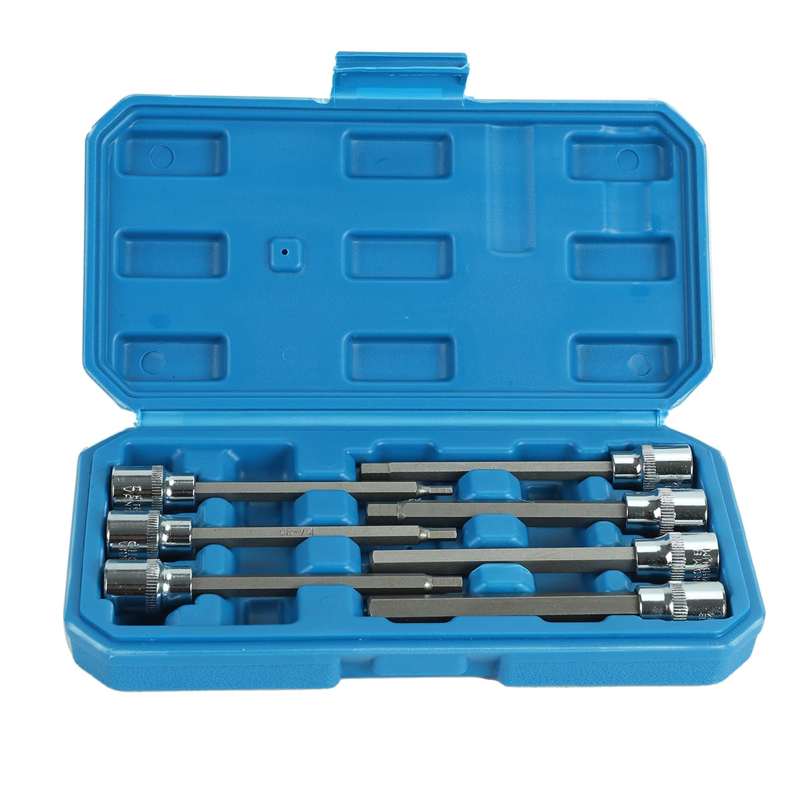 7Pcs 3/8” Drive Extra Long Allen Hex Bit Socket Set, Metric, 3mm to ...