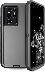 Anloes Defender Case for Samsung Galaxy S21 Ultra 5G Phone Case Heavy Duty Shockproof Dustproof ...