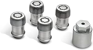 Amazon.com: 82215711 2018 Jeep Wrangler Wheel Locks - Set of 5 : Automotive