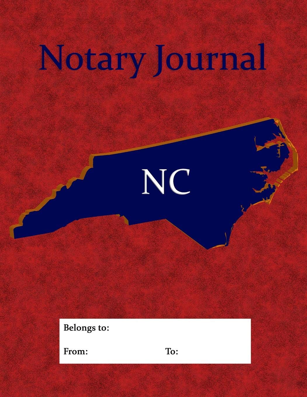 Amazon.com: Notary Journal: A Professional NC Notary Journal With Large ...