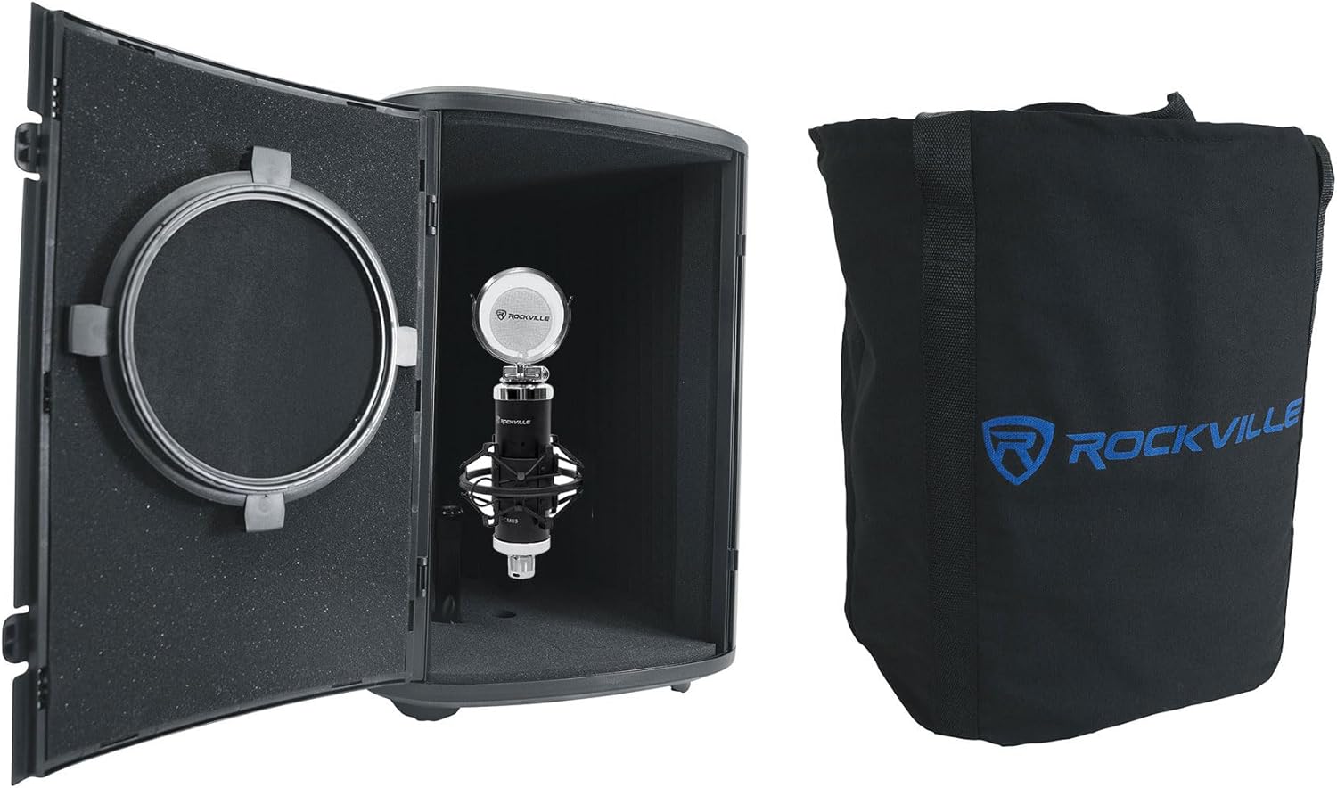 Amazon.com: Rockville RCM03 Pro Studio Recording Condenser Microphone ...