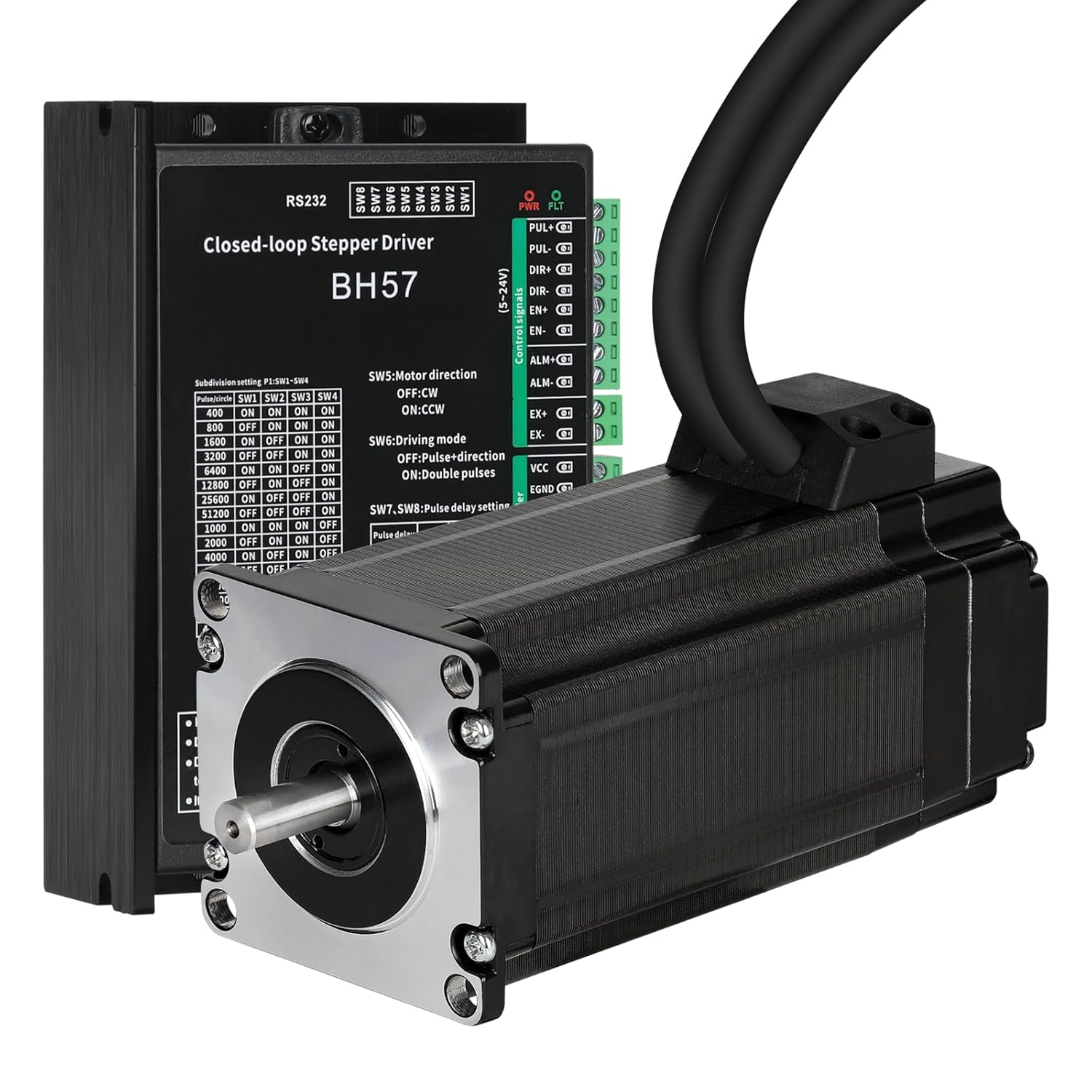 Amazon.com: BESJMYT Nema 23 Closed Loop Stepper Motor kit with Driver ...