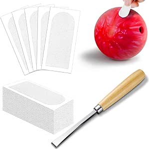 Amazon.com: Chumia 80 Pcs White Bowling Tape Thumb Hole Insert Tape ...