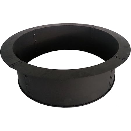Amazon.com : 72" Diameter x 14" Deep Stainless Steel Fire Pit Campfire ...