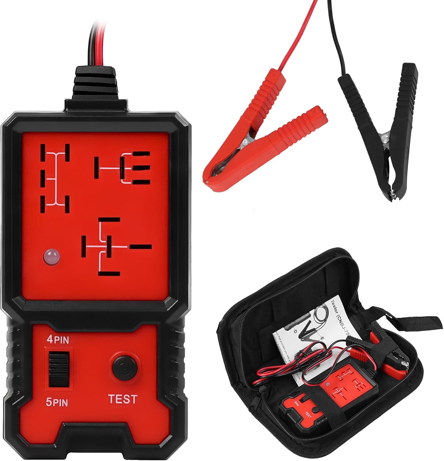 Stanew Portable 12V Car Relay Tester Kit - Handheld Diagnostic Tool ...
