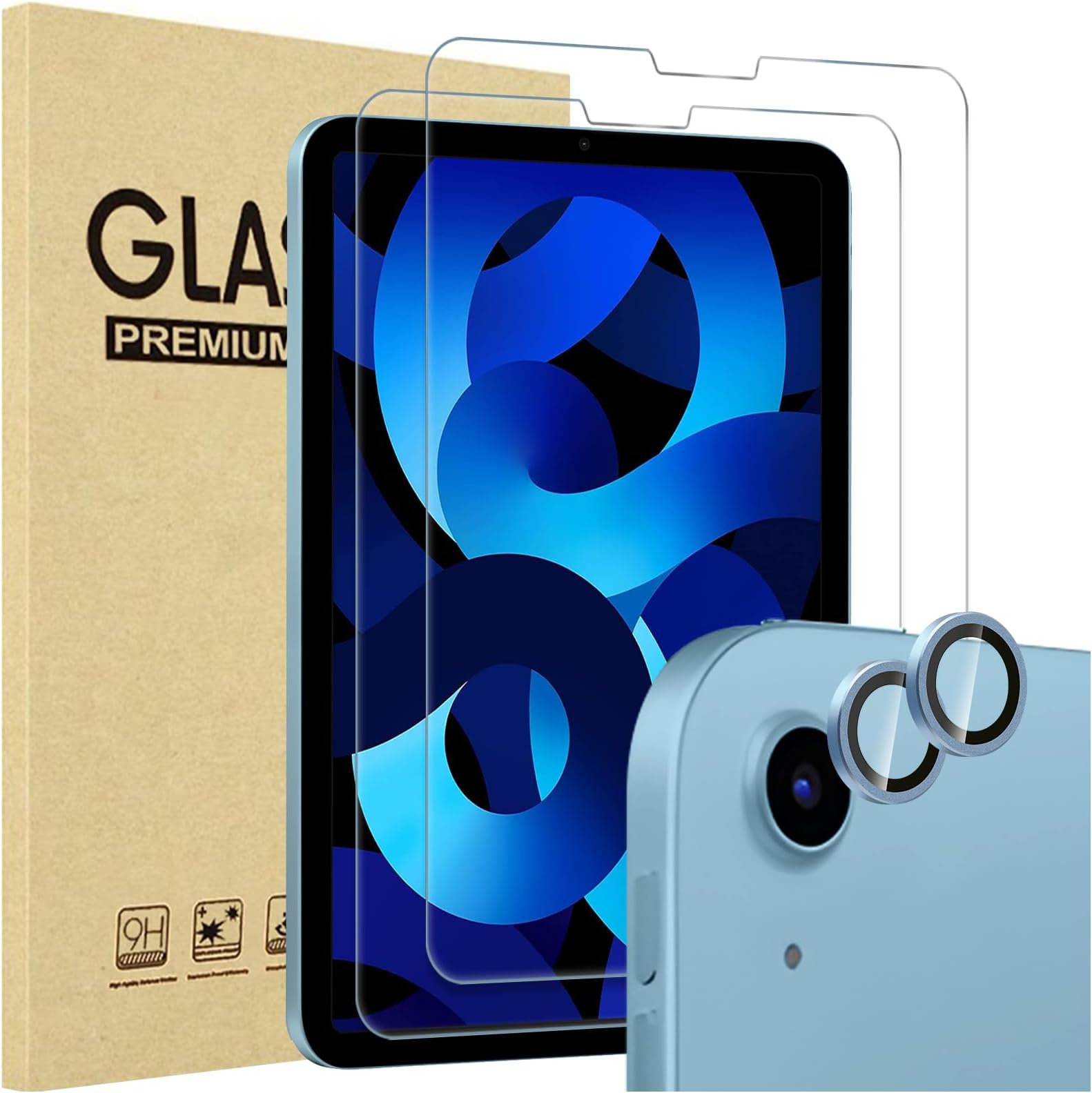 Amazon.com: ProCase 2 Pack Screen Protector for iPad Air 5th Air 4th ...