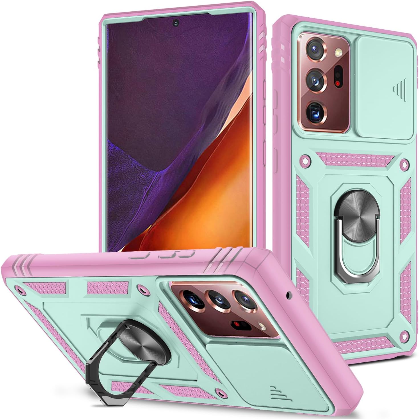 Amazon.com: DAWEIXEAU Samsung Galaxy Note 20 Ultra Case, Pink Green ...