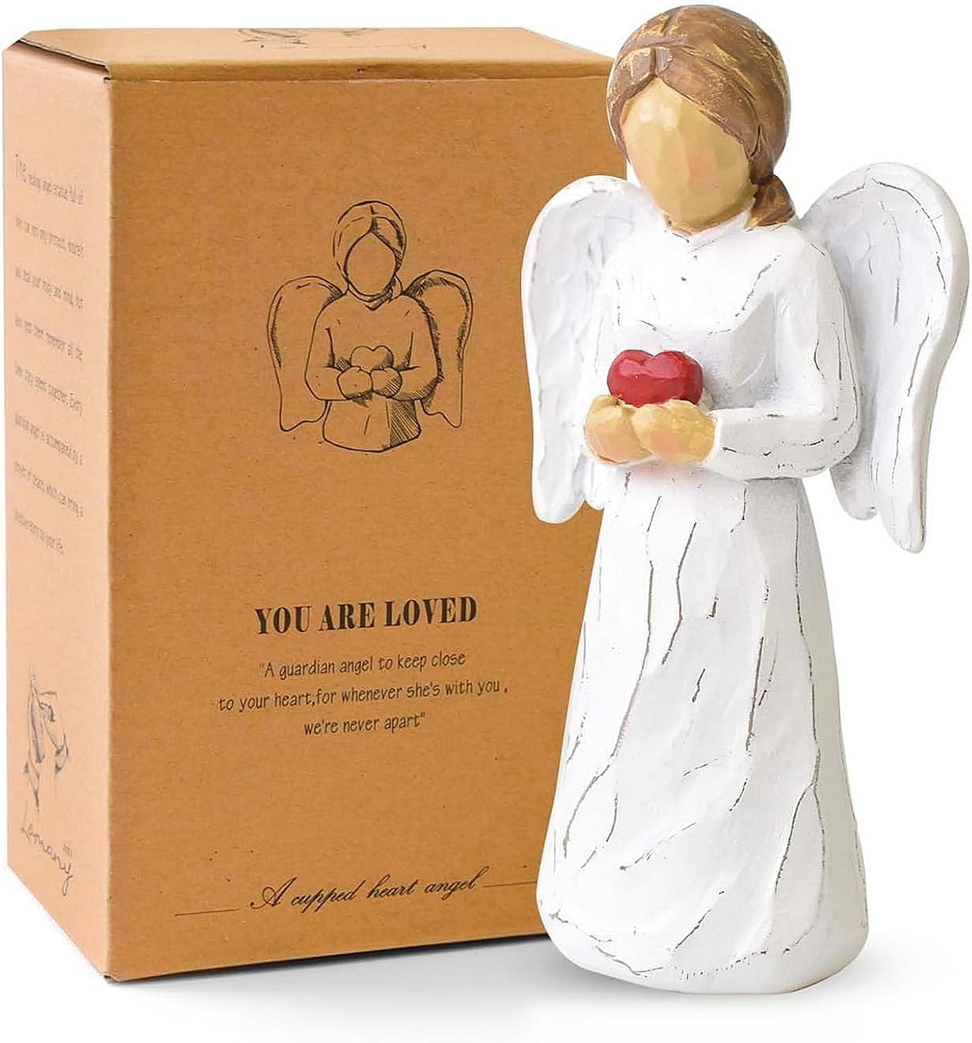 Amazon.com: Zoyiancy Angel Figurines for Women, Guardian Angela Statue ...