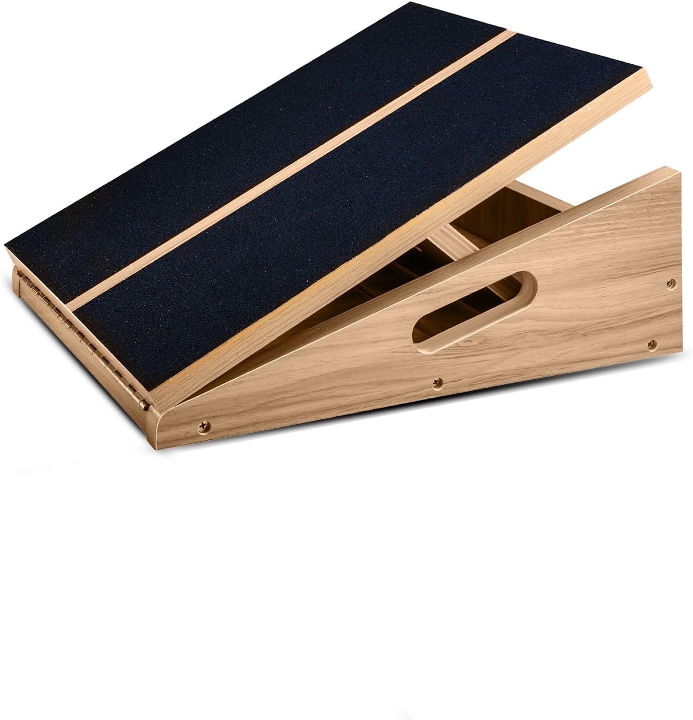 Amazon.com : Portable Wooden Slant Board for Calf Stretching - Non-Slip ...