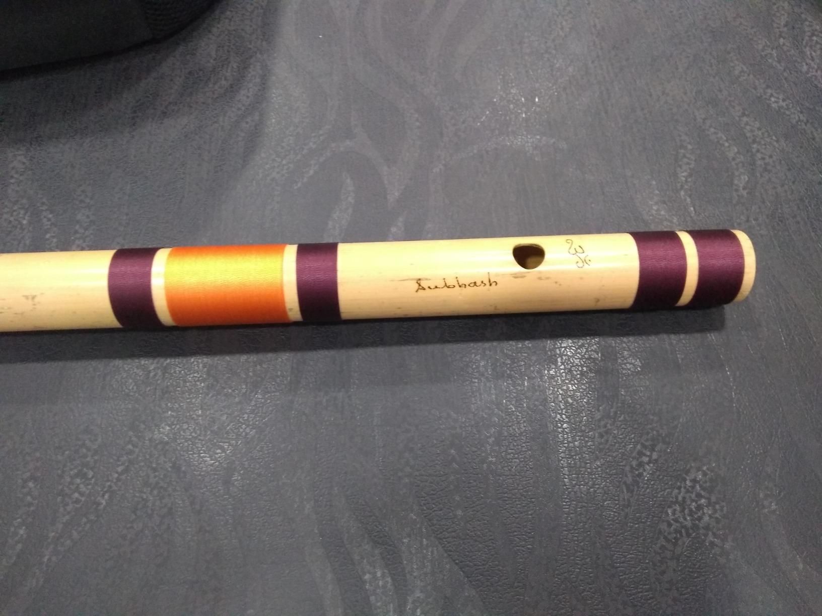 Punam Flutes E Natural Base Right Hand Indian Bansuri Size 29.3 Inches ...