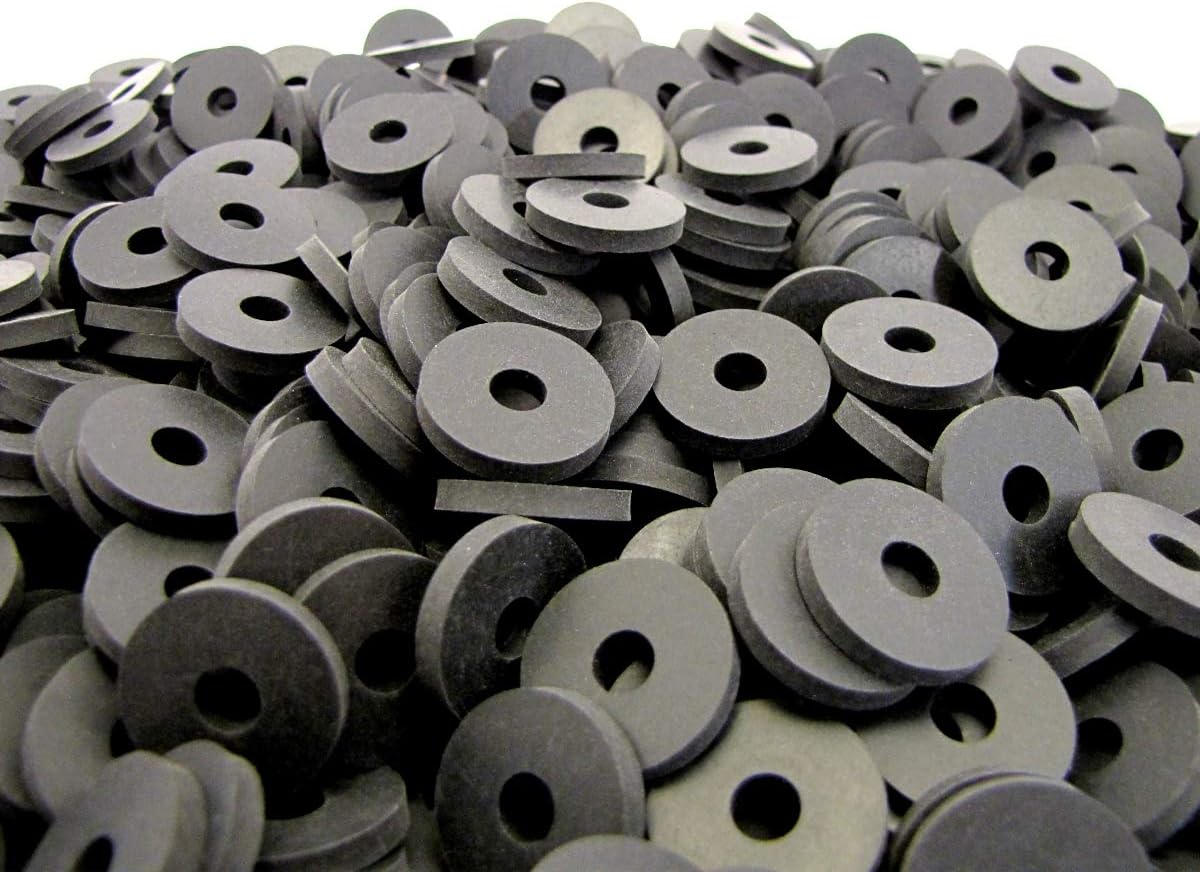 Amazon.com: (100 Pack) Thick Rubber Washers 7/8" OD x 1/4" ID x 1/8 ...
