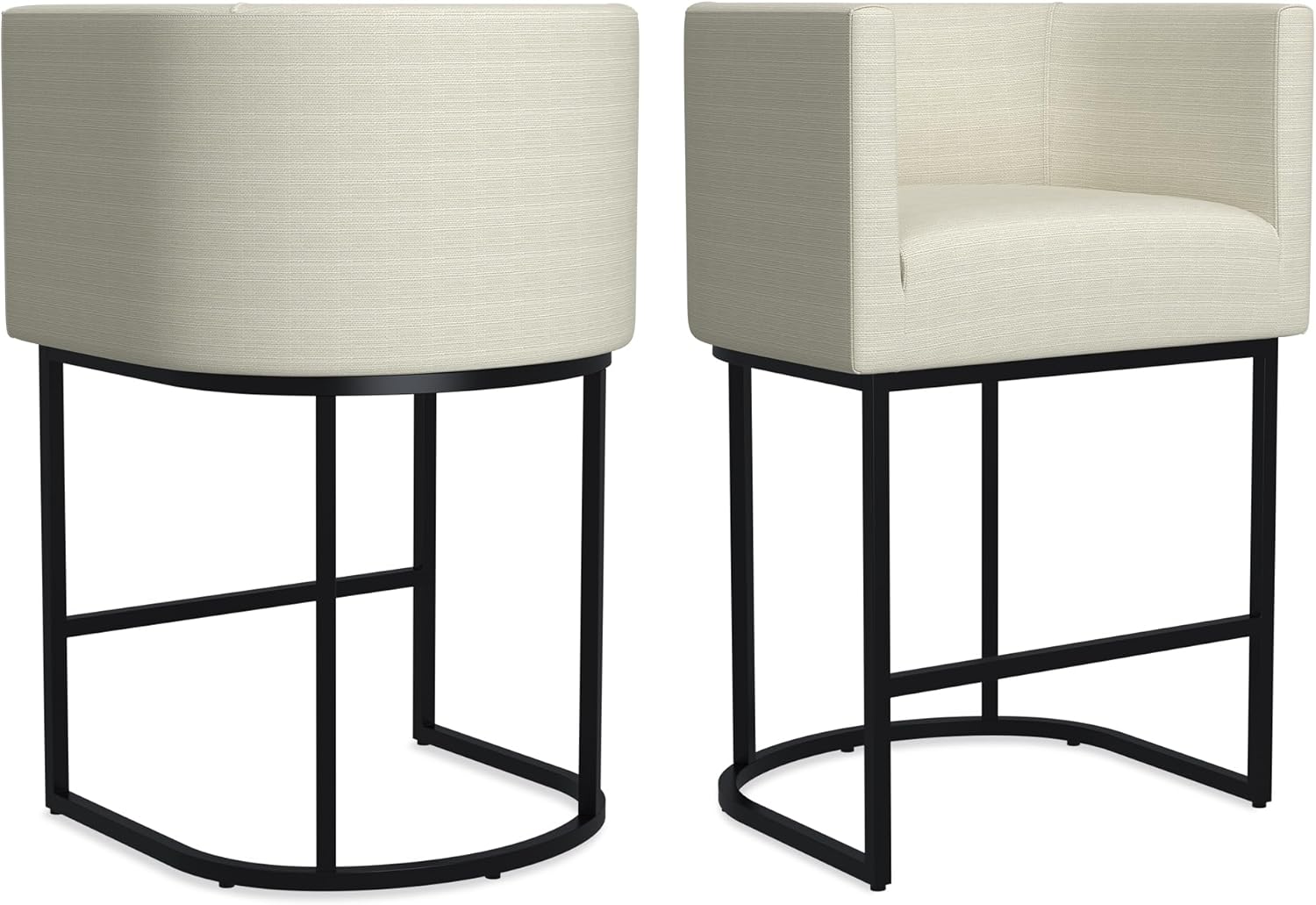 Amazon.com: Erdoru 26.4"H Counter Height Bar Stools Set of 2, Modern ...
