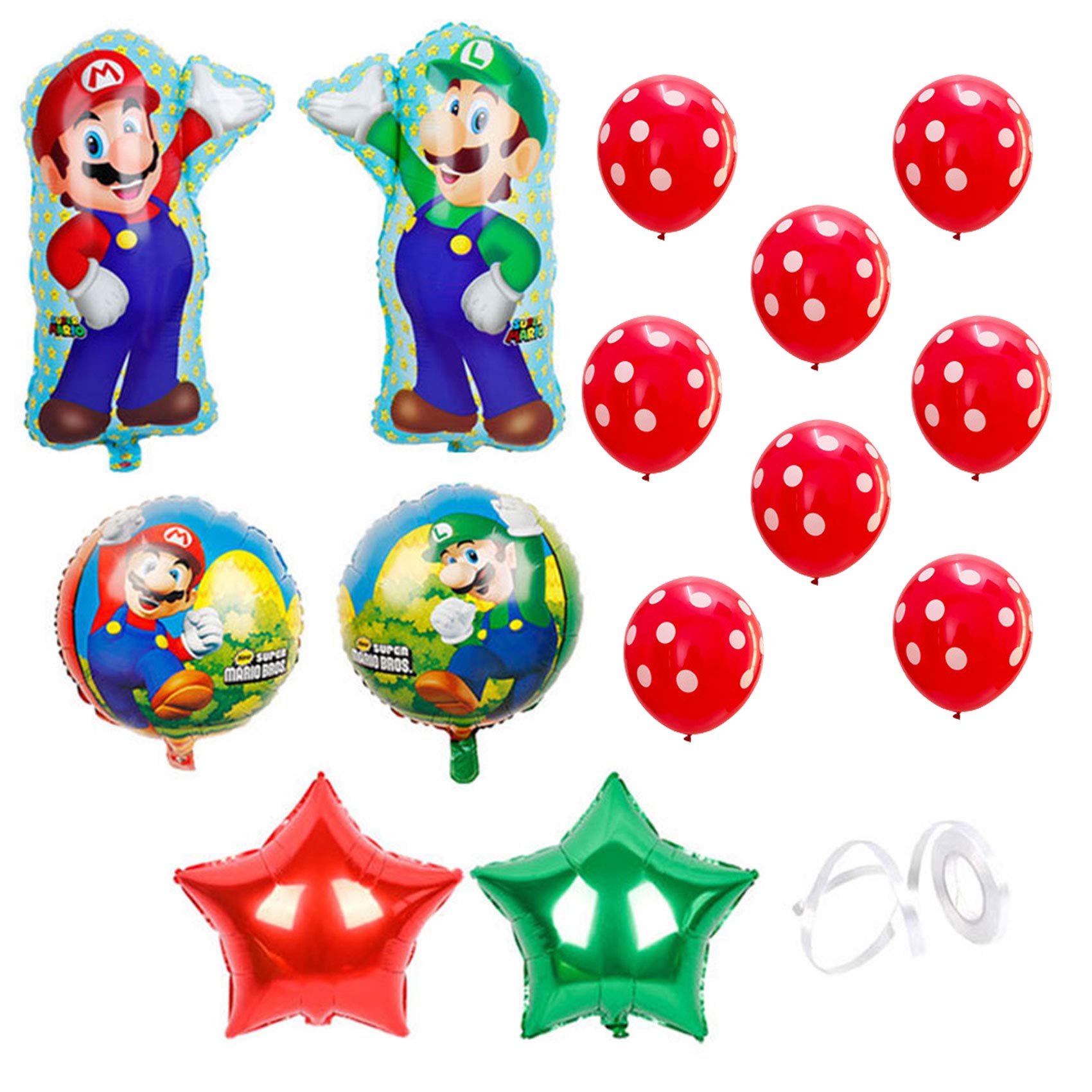 Super Mario Bros Balloons Mario Birthday Party Supplies for Kids ...