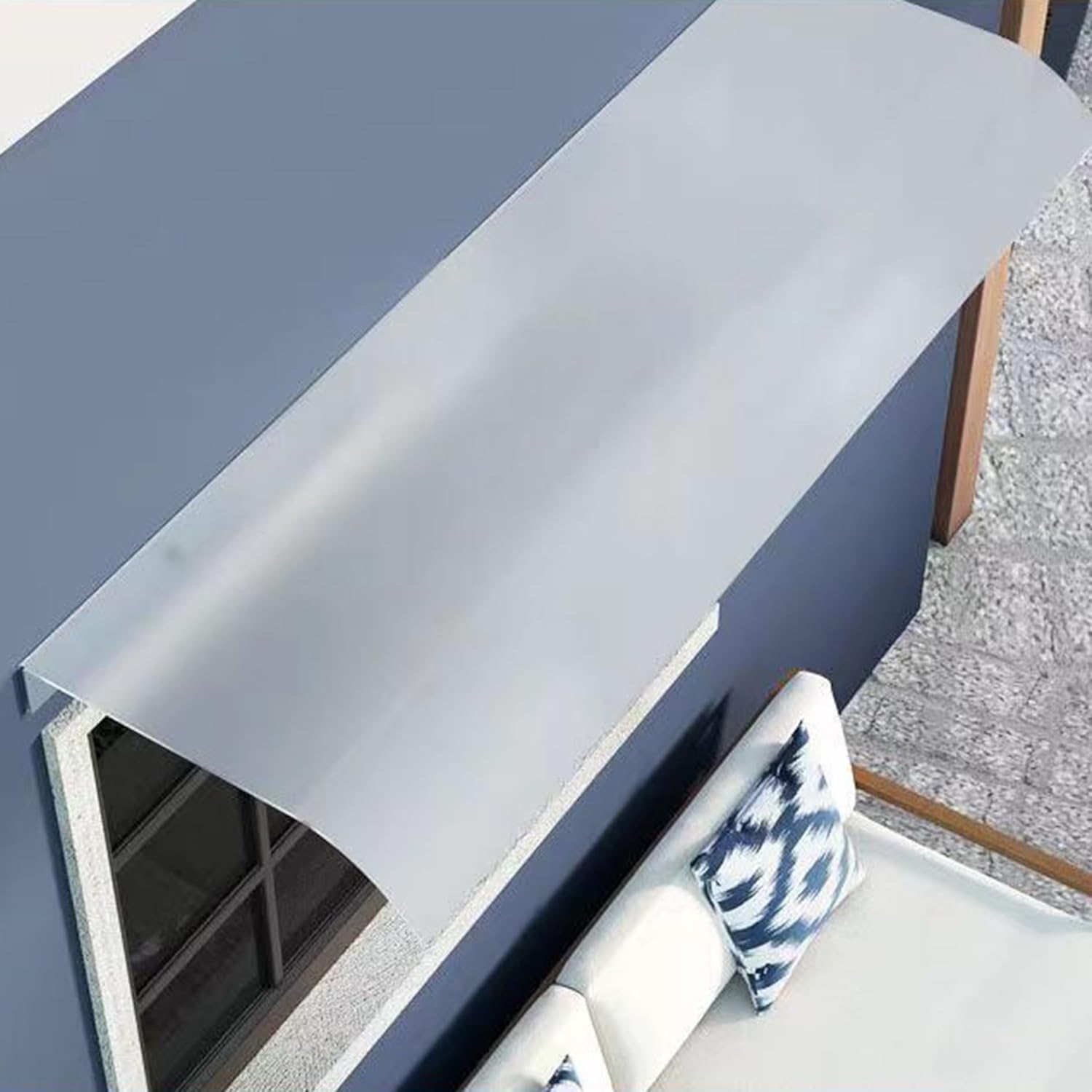 Amazon.com : Exterior Door Awning, Patio Rain Shield, Outswing Door ...