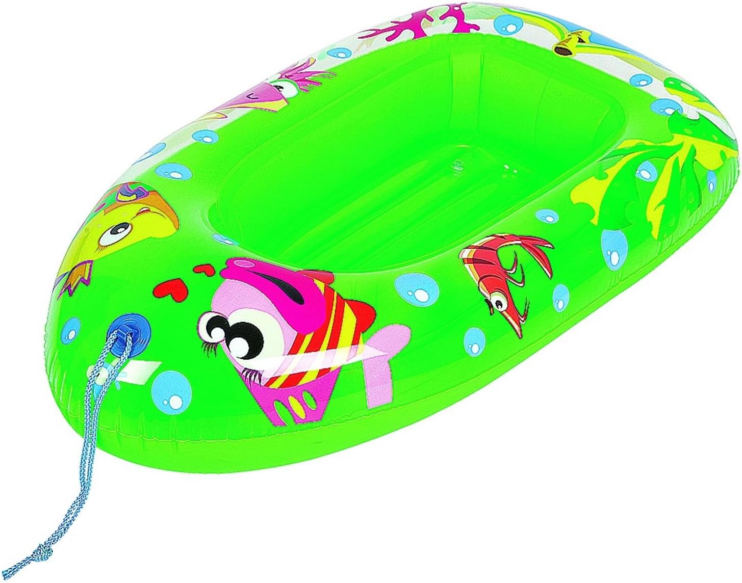 Inflatable Green Sea Life Children Swimming Pool Boat Raft Float, 44 ...