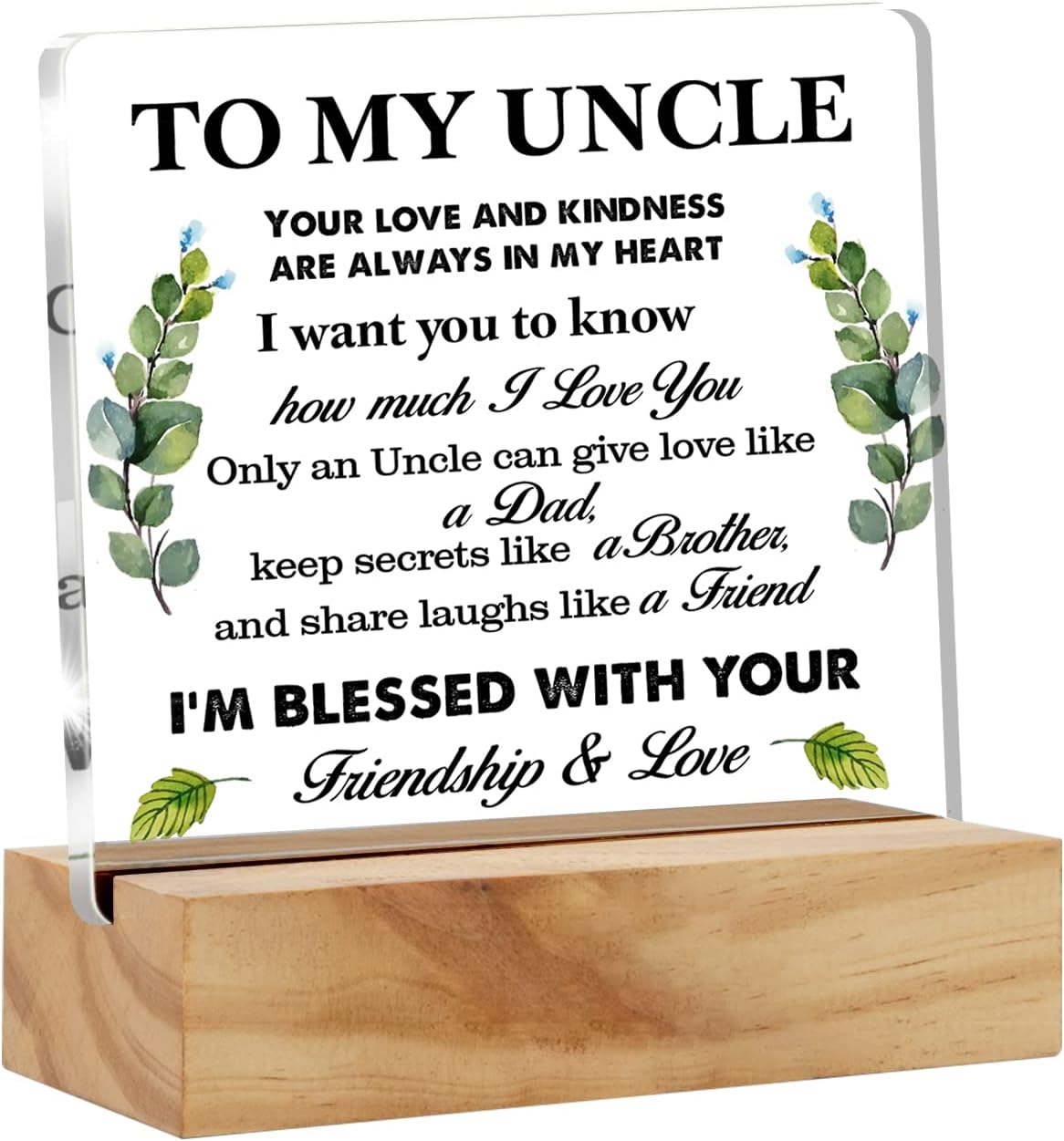 Amazon.com: Thank You Uncle Gifts from Niece, Birthday Gifts for Uncle ...