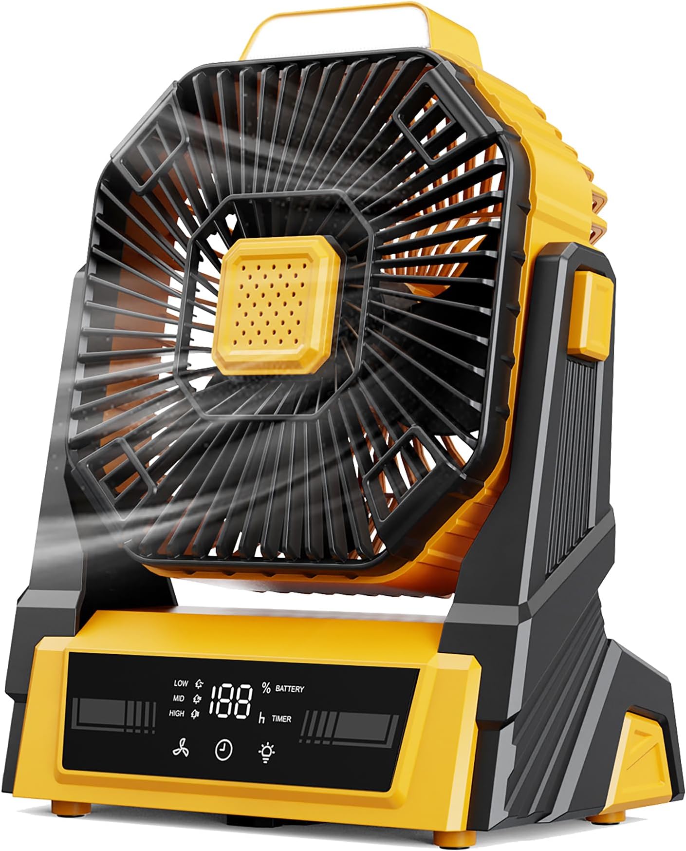 Amazon.com: HEINPRO Battery Operated Fan for Dewalt 20V Max Battery ...