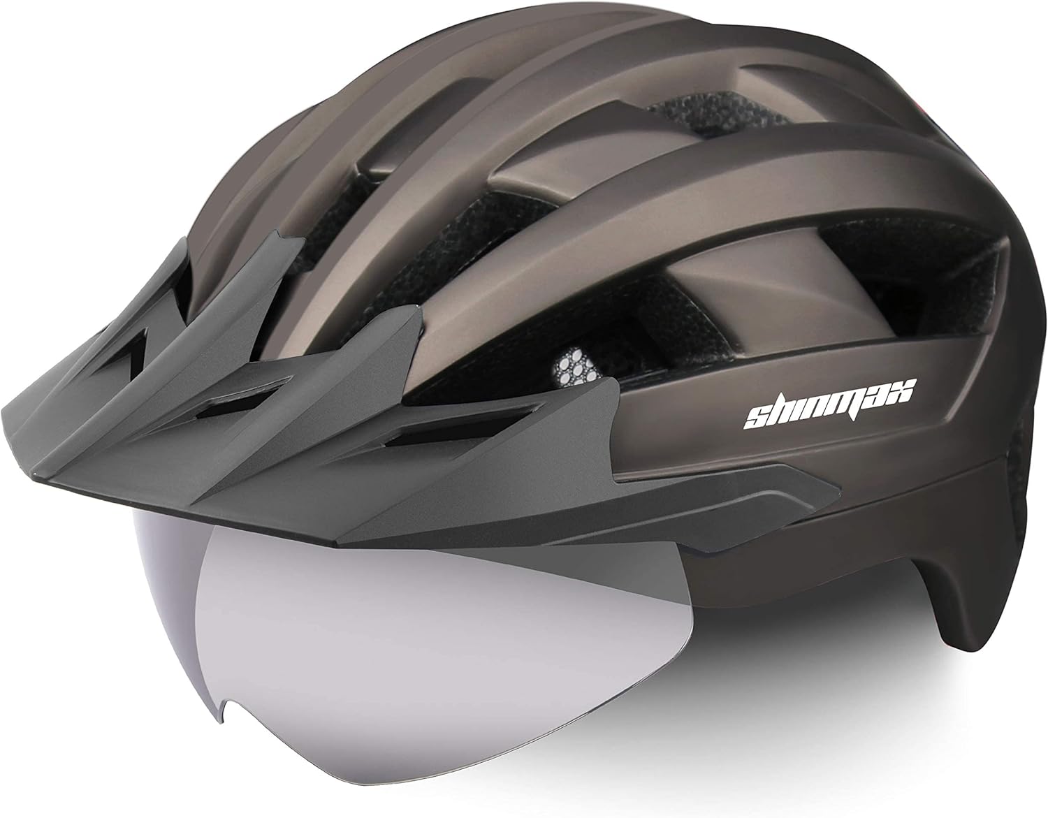 Shinmax Bike Helmet,Bicycle Helmet with USB Rechargeable LED Light CE ...