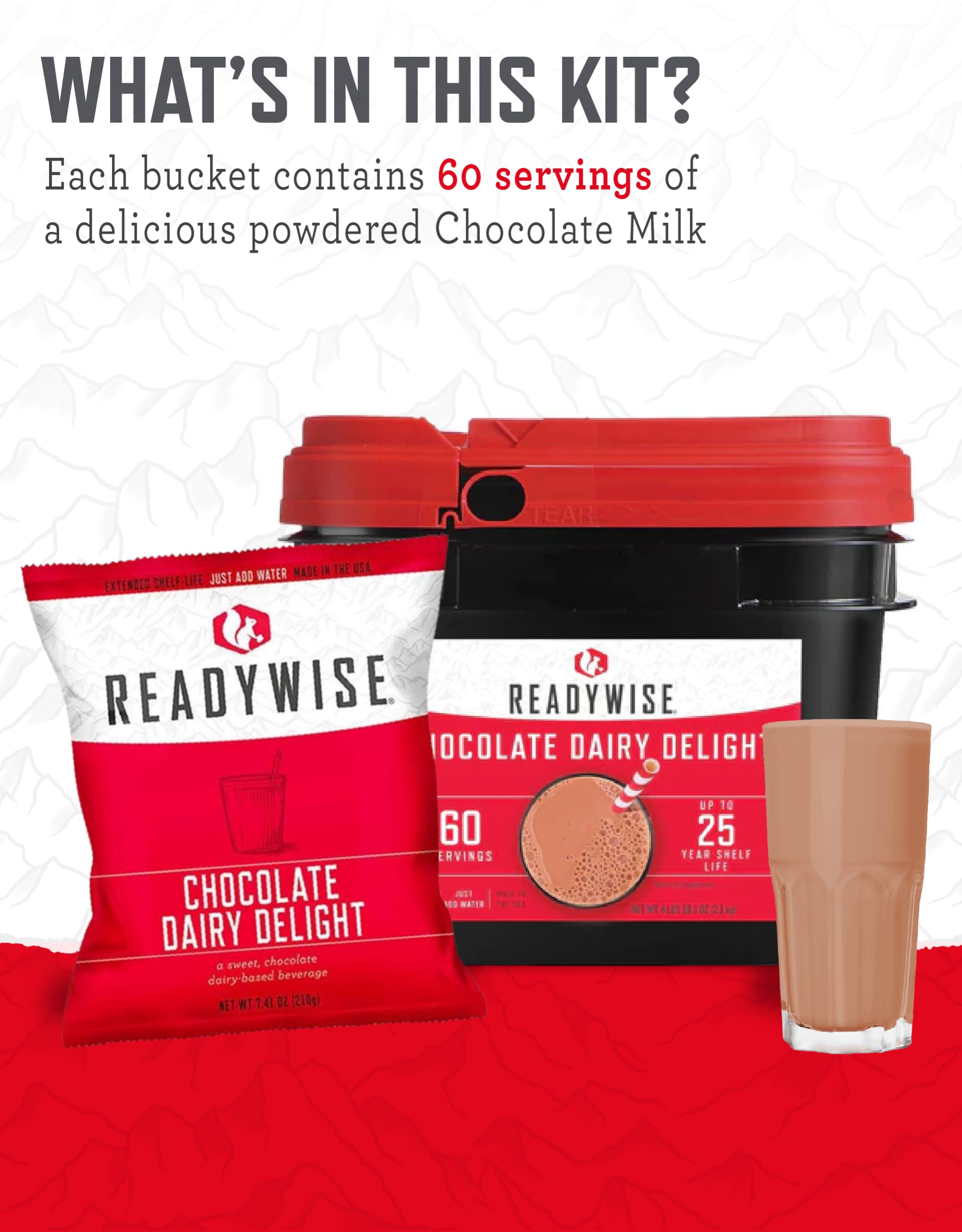 Snapklik.com : Wise Company 60 Serving Chocolate Milk Bucket
