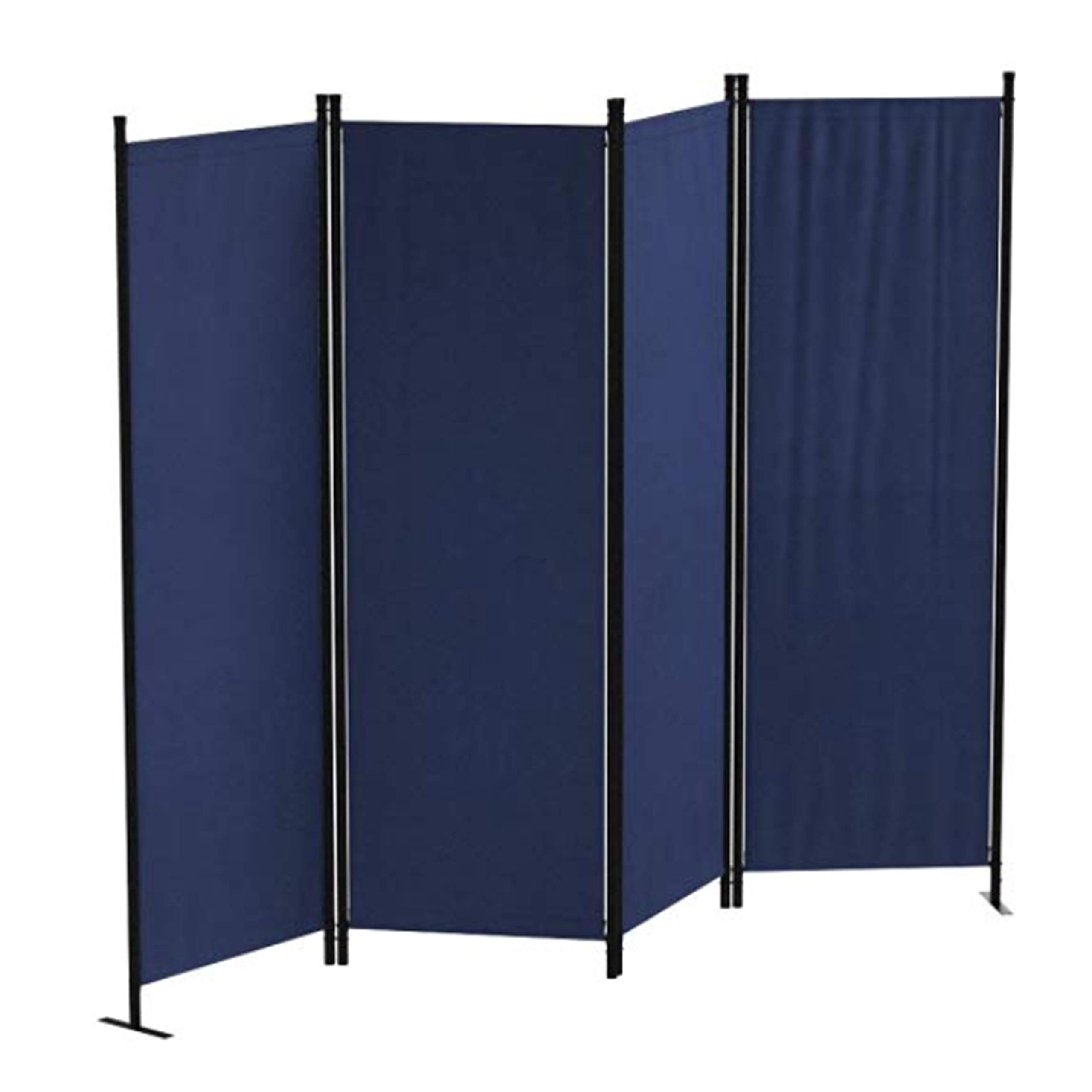 Buy Ecolinear 4 Panel Room Divider Folding Screen Home Office Dorm ...
