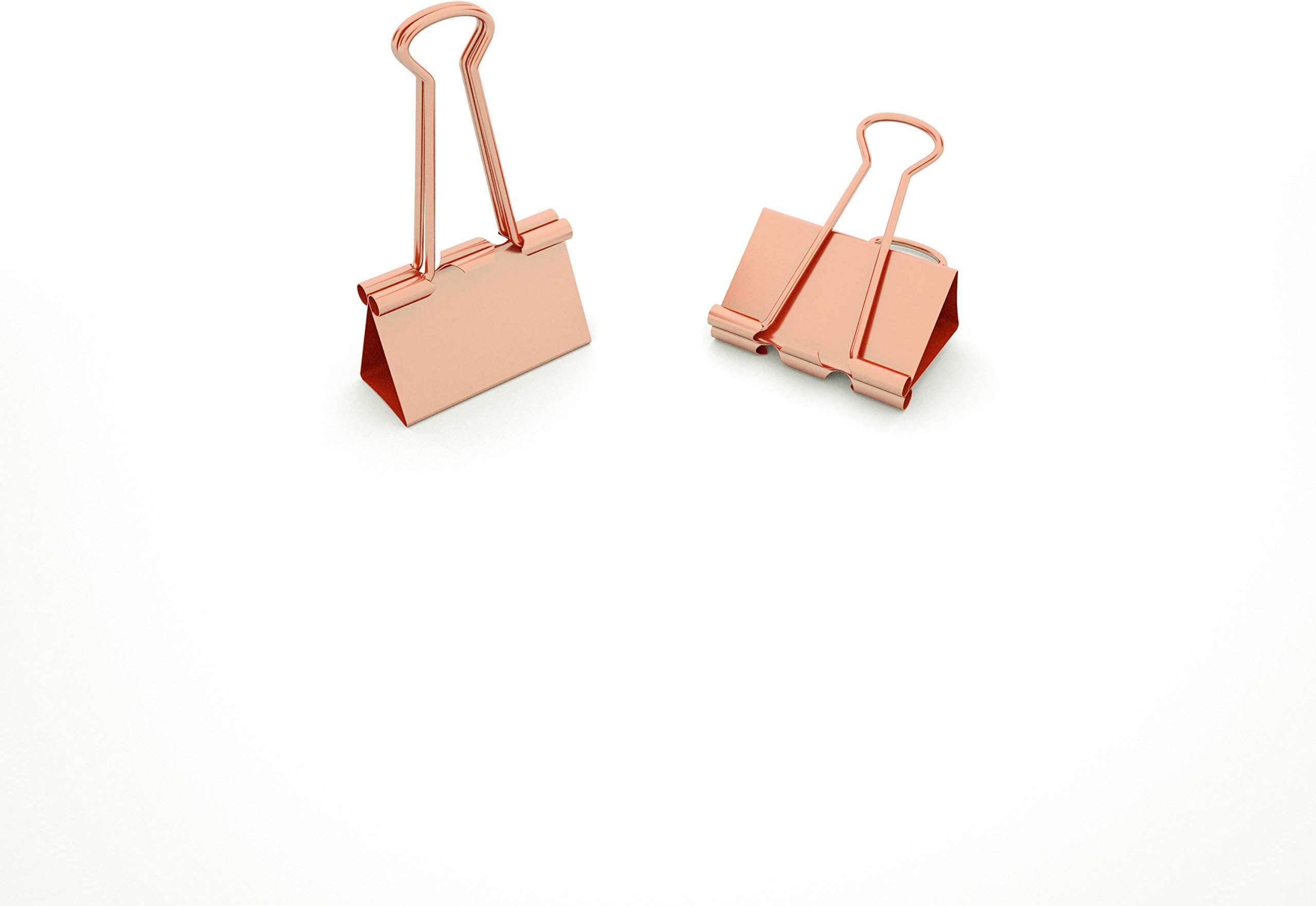 Amazon.com : Nctinystore Binder Clips Mini Metal Clamp Rose Gold ((Mini ...